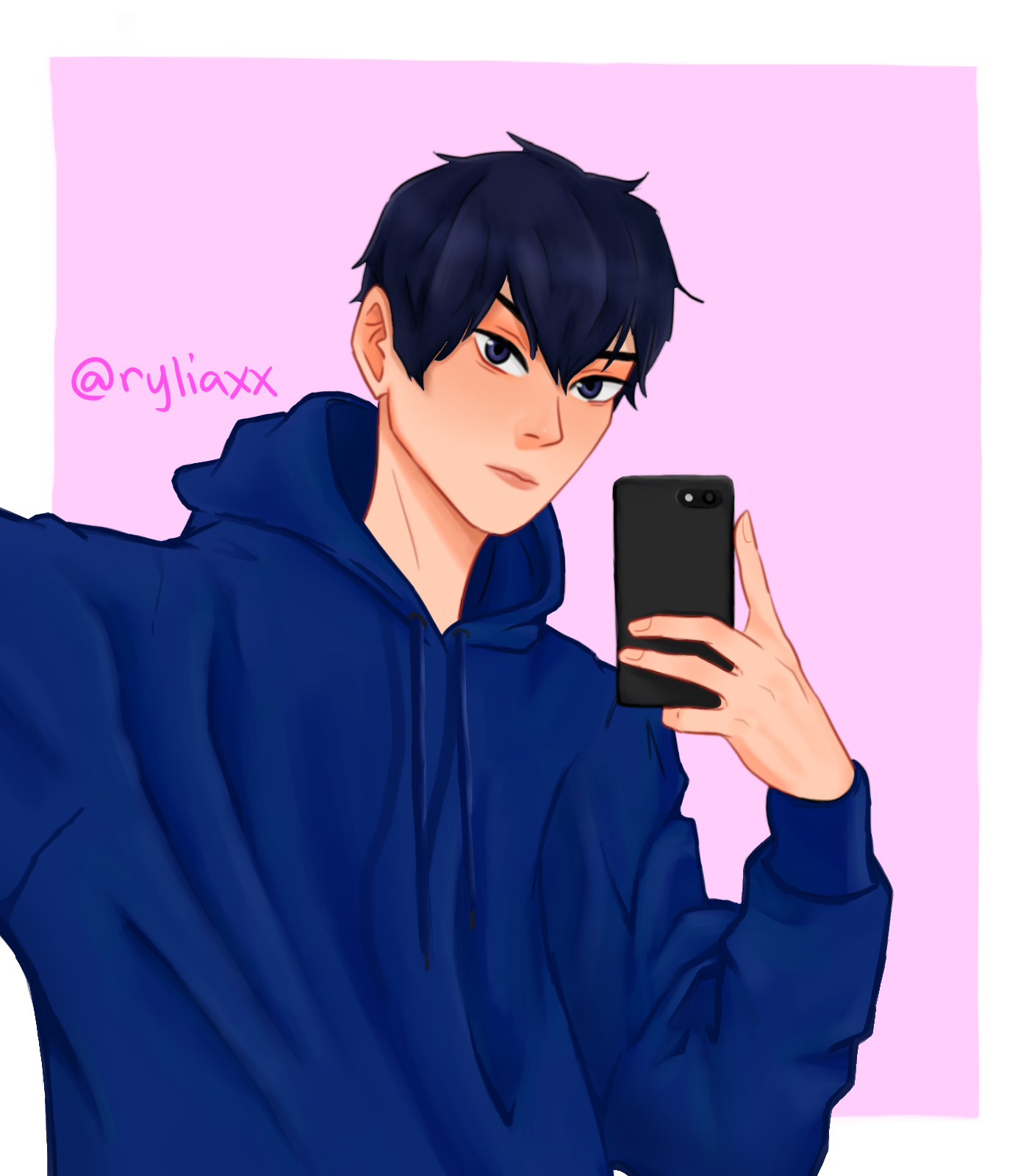 A drawing of kageyama by me! This was my first time using csp. Happy early birthday kags 🎊 ...