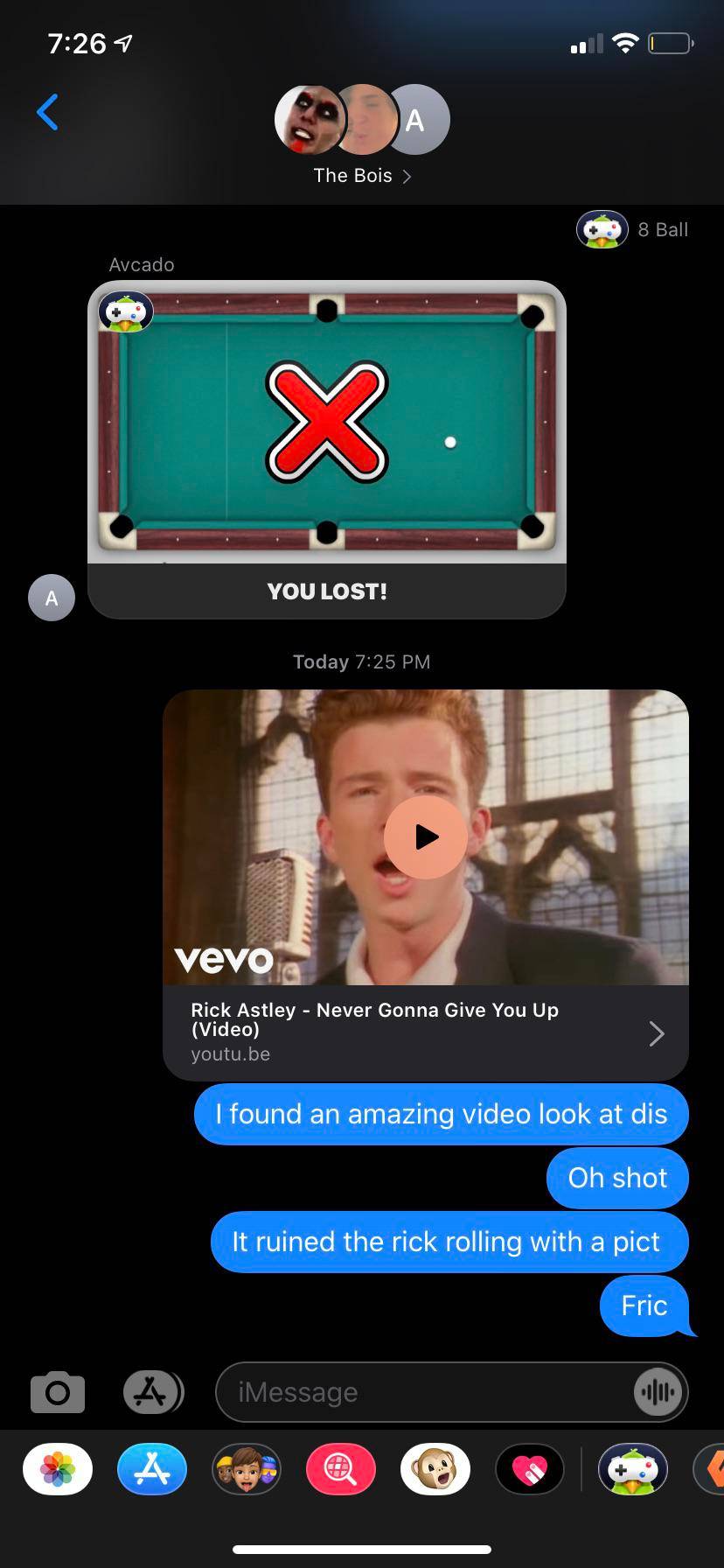 A failed rick rollification. | Scrolller