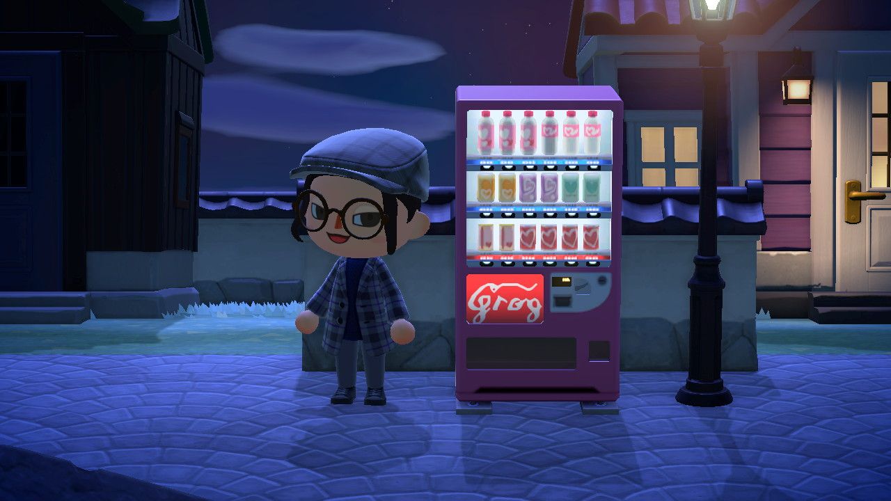 A fitting vending machine here on Mêlée Island | Scrolller