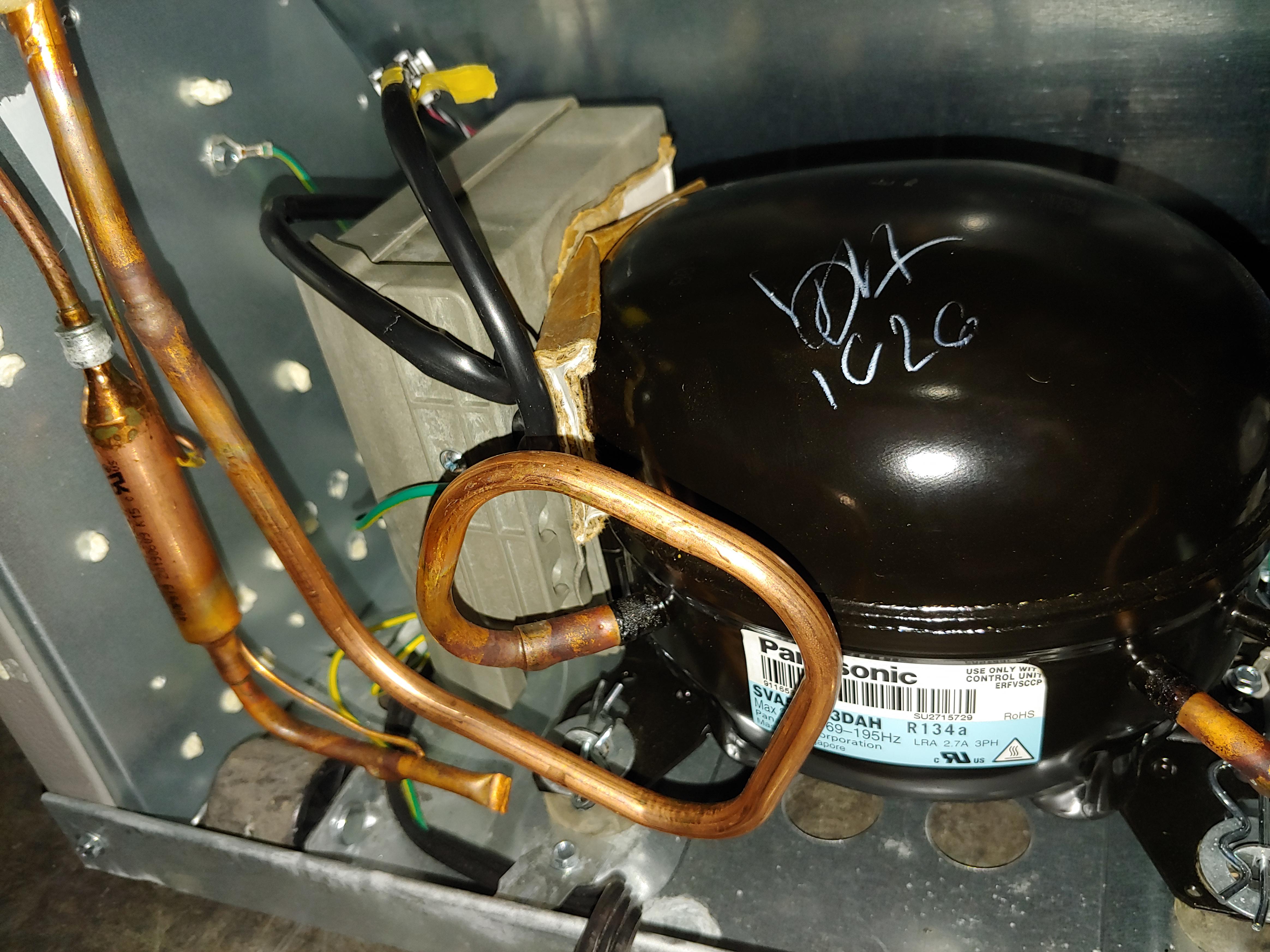 A fix for owners of newer Frigidaire Side by Side refrigerators with rattling compressors ...