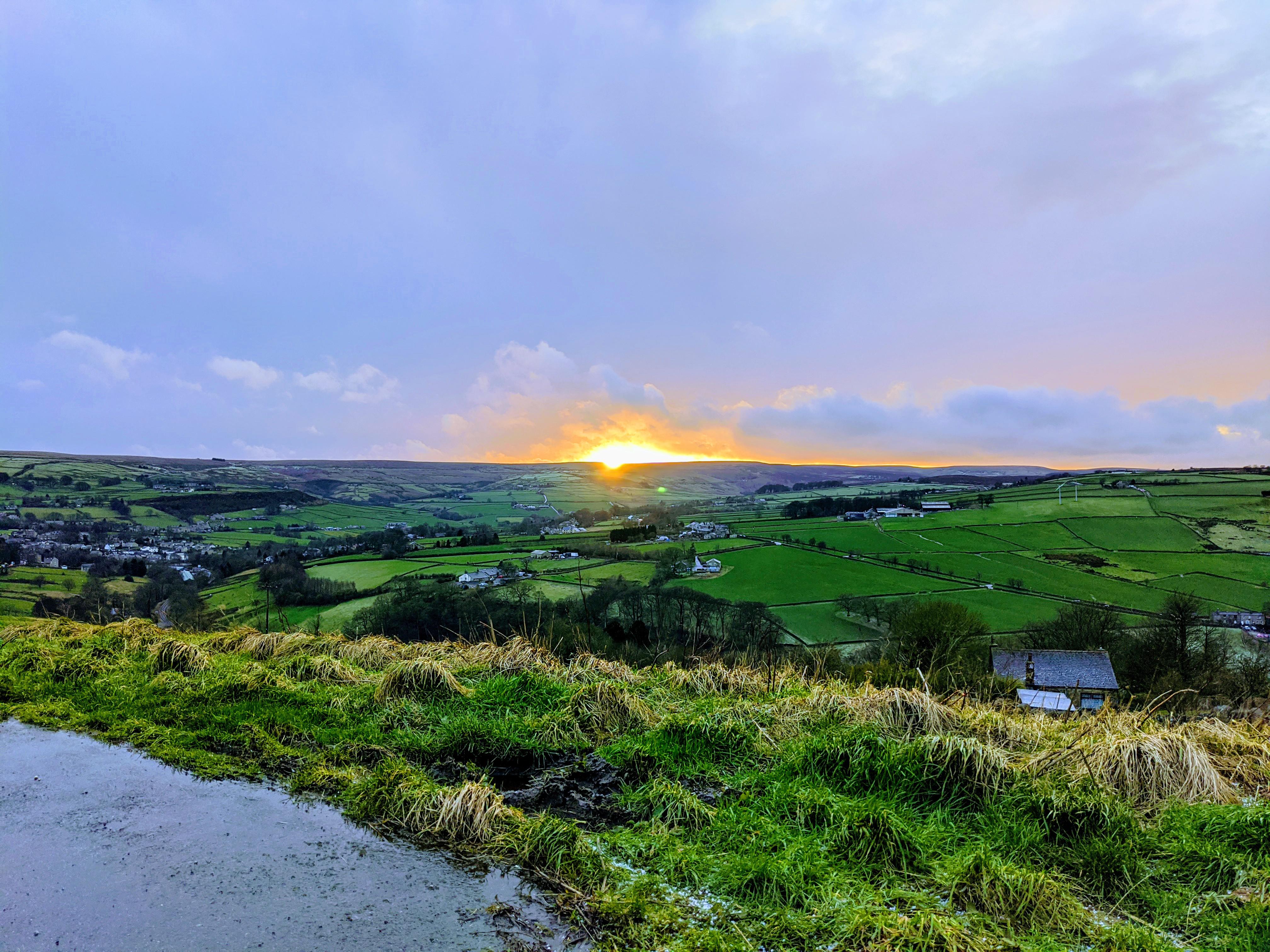 A little before sunset in Haworth, England. | Scrolller