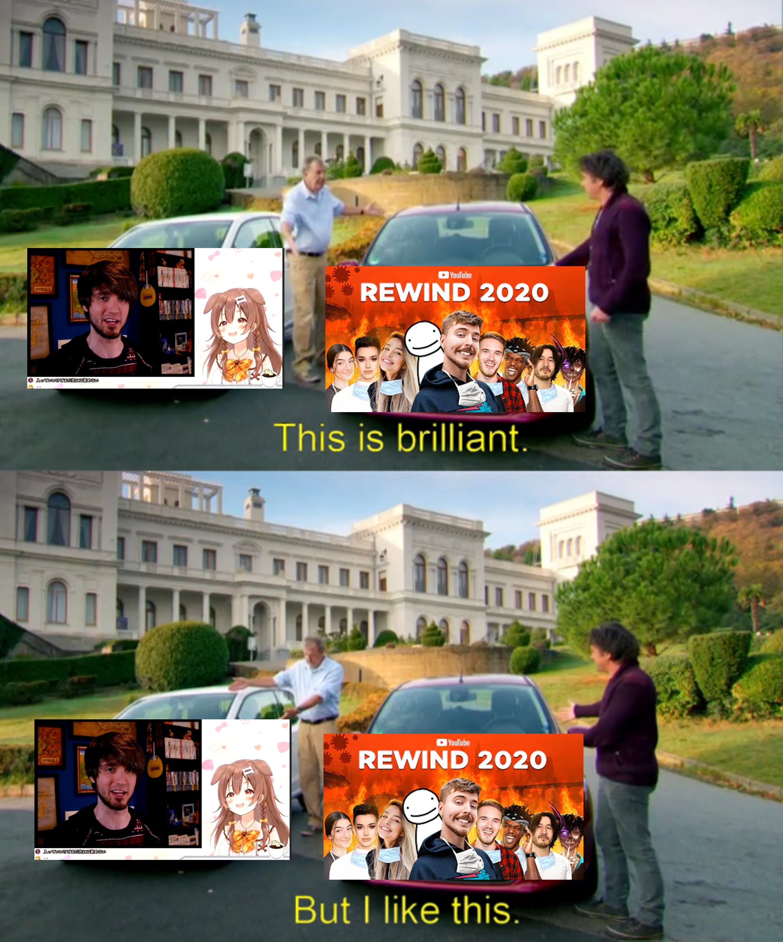 A meme to celebrate Korone making it into YouTube Rewind! | Scrolller