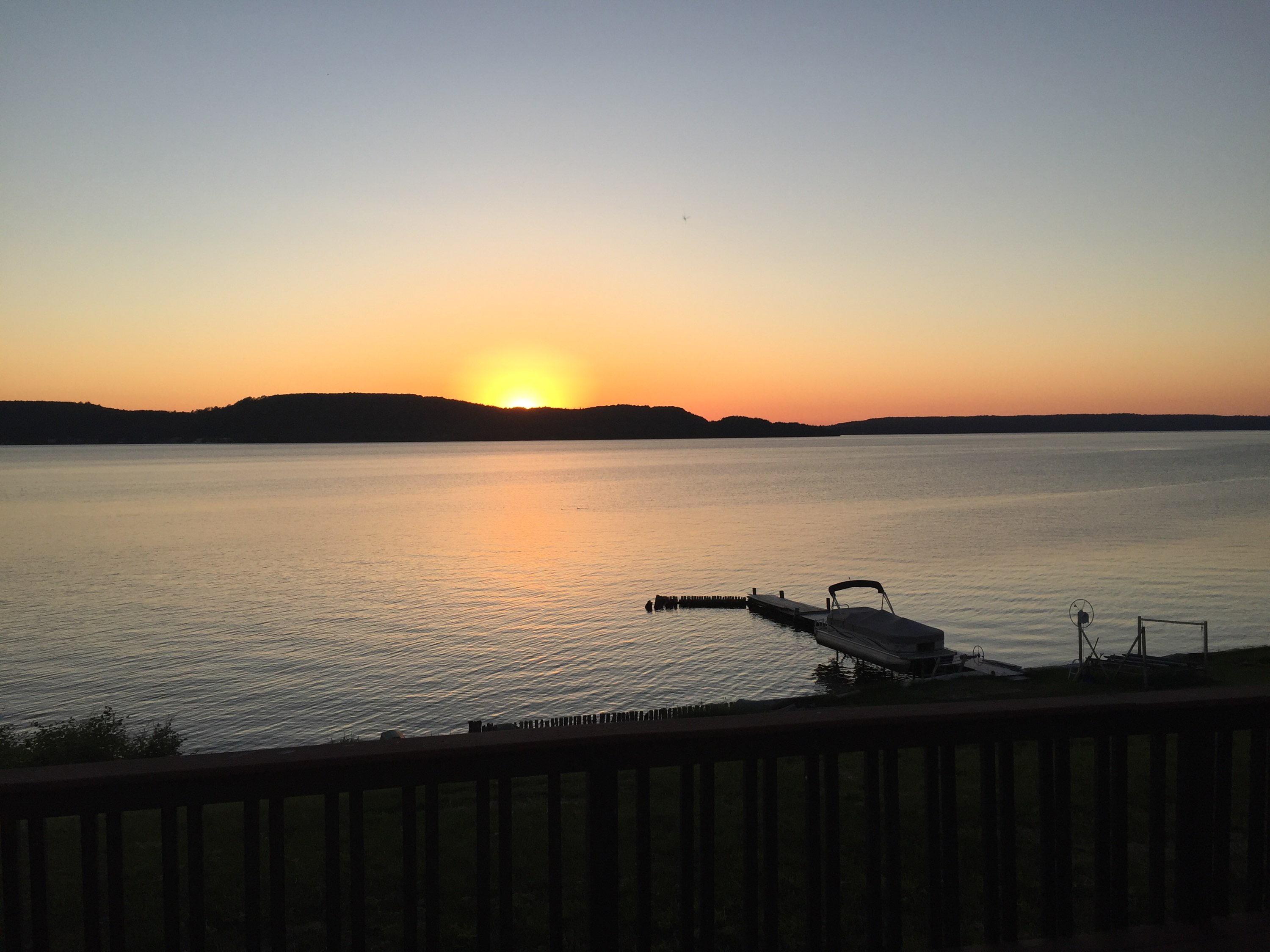 A Munising Sunset from our deck | Scrolller