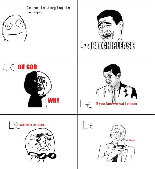 A normal 9gag rage comic | Scrolller