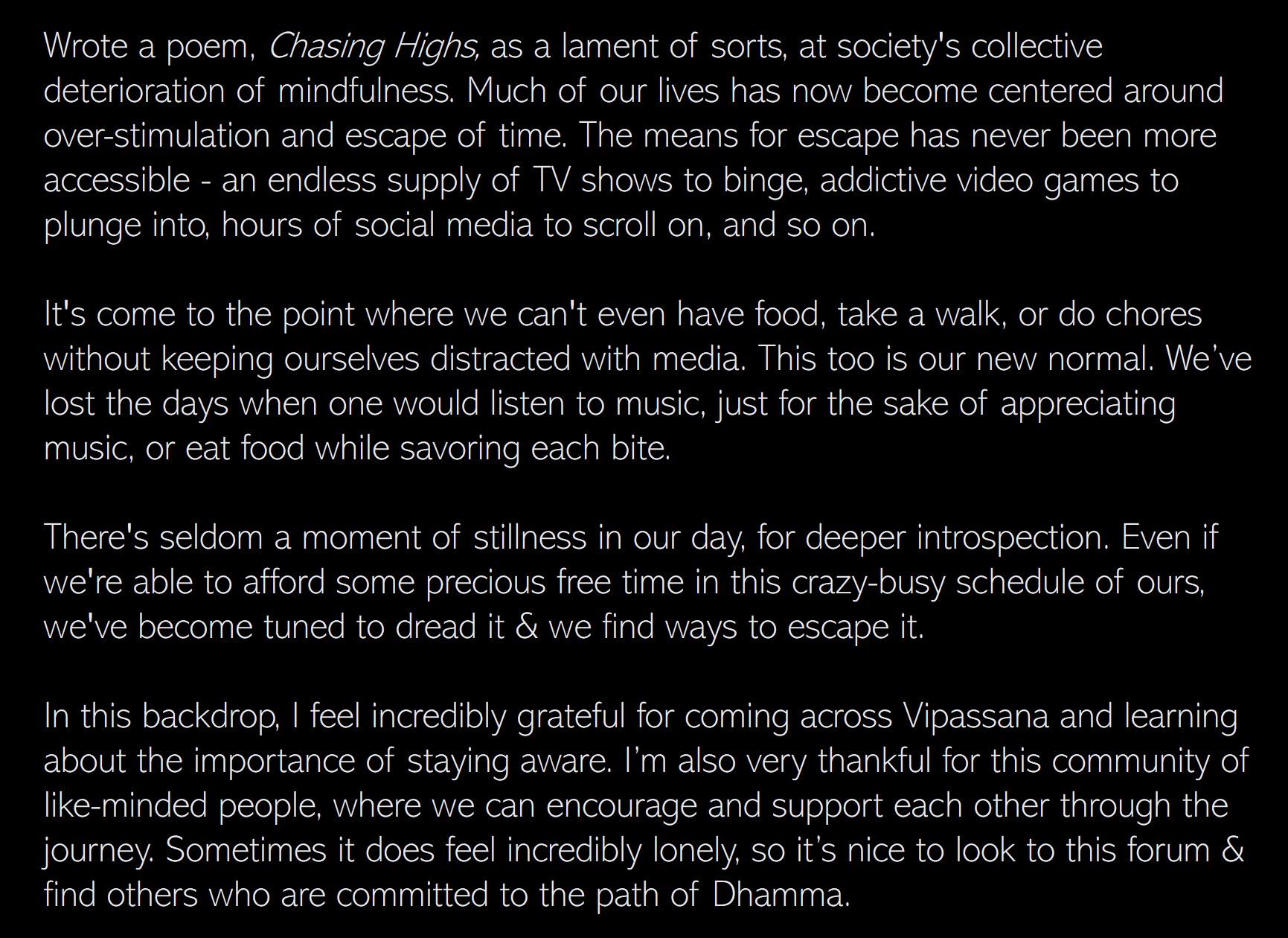 A note of gratitude | Scrolller