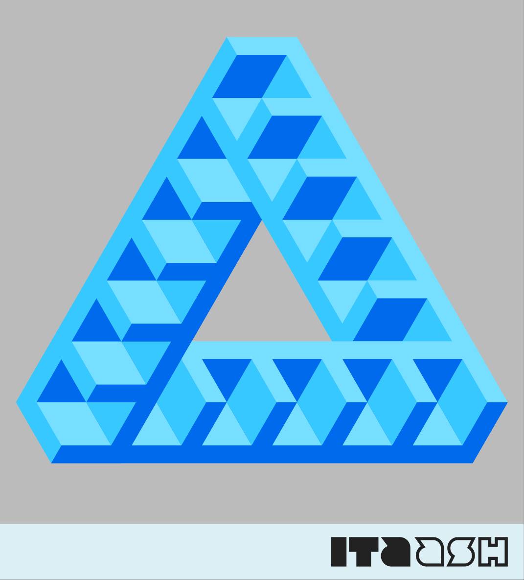 A penrose triangle that I made. | Scrolller