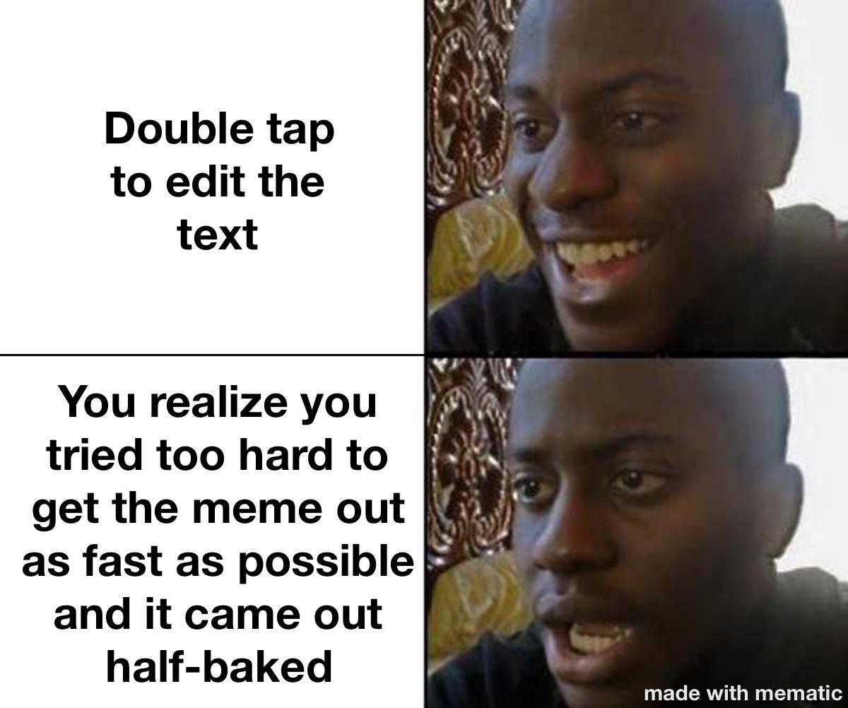 A perfectly made meme | Scrolller