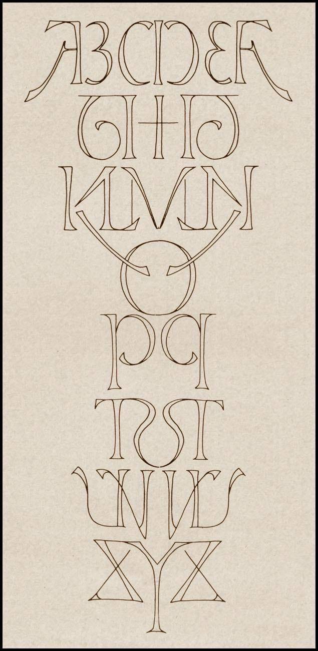 A perfectly symmetrical alphabet | Scrolller