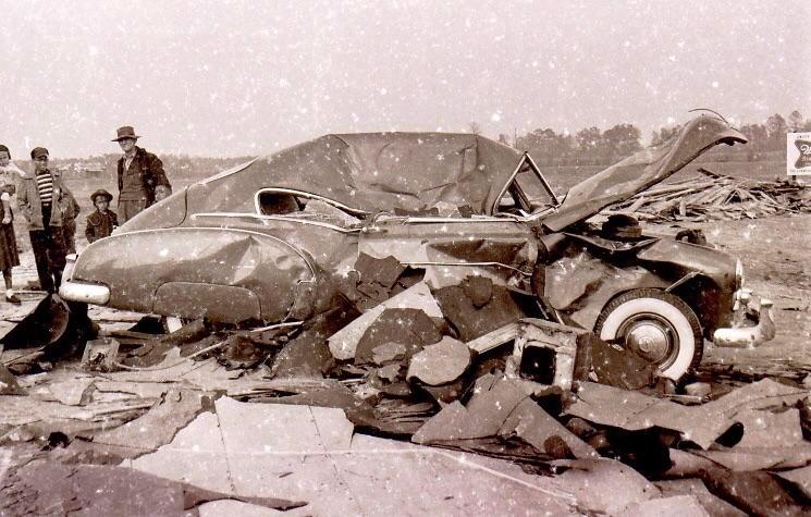 A photo my grandfather took in the 1950s of tornado damage is Ridge ...