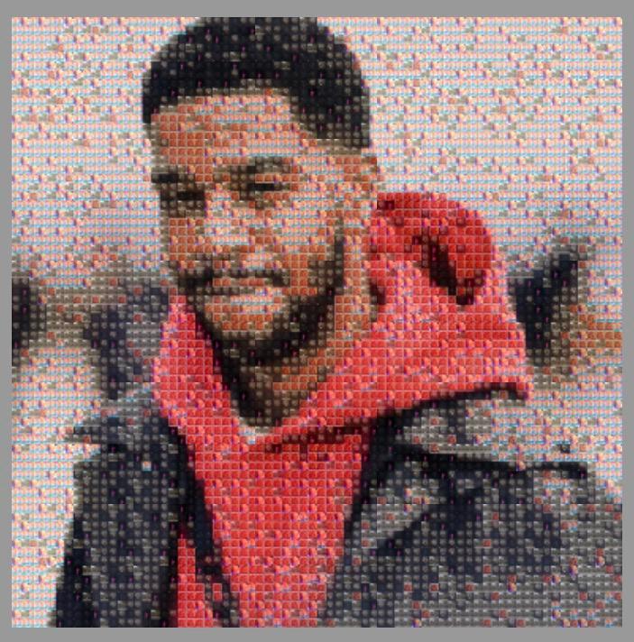 A Picture Of Cudi Made Up Of Cudi Albums Scrolller
