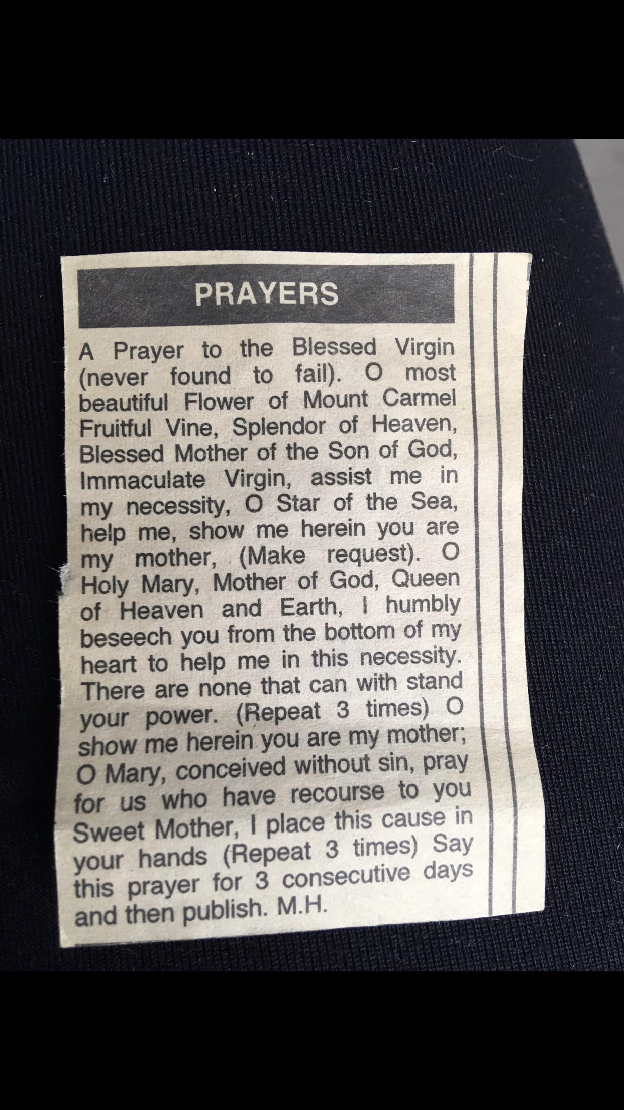 A Prayer to the Blessed Virgin | Scrolller