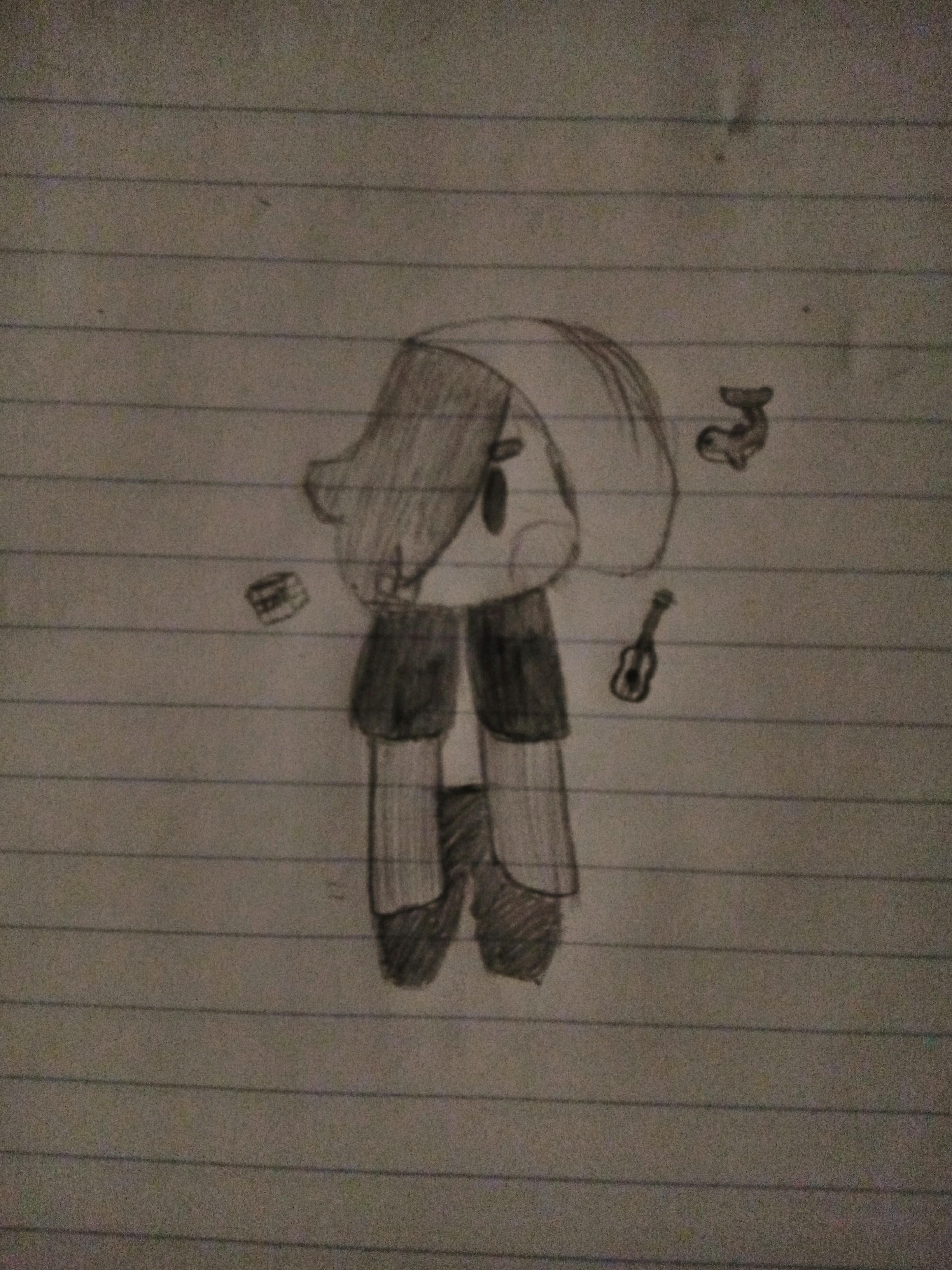 A quick doodle I drew when I was bored. | Scrolller