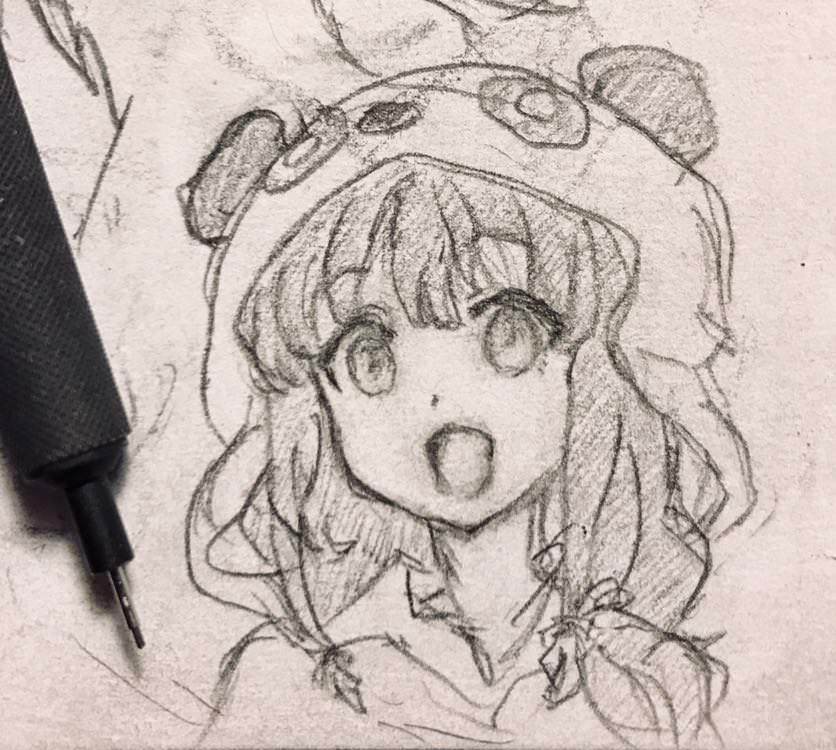 A quick Kaede sketch | Scrolller