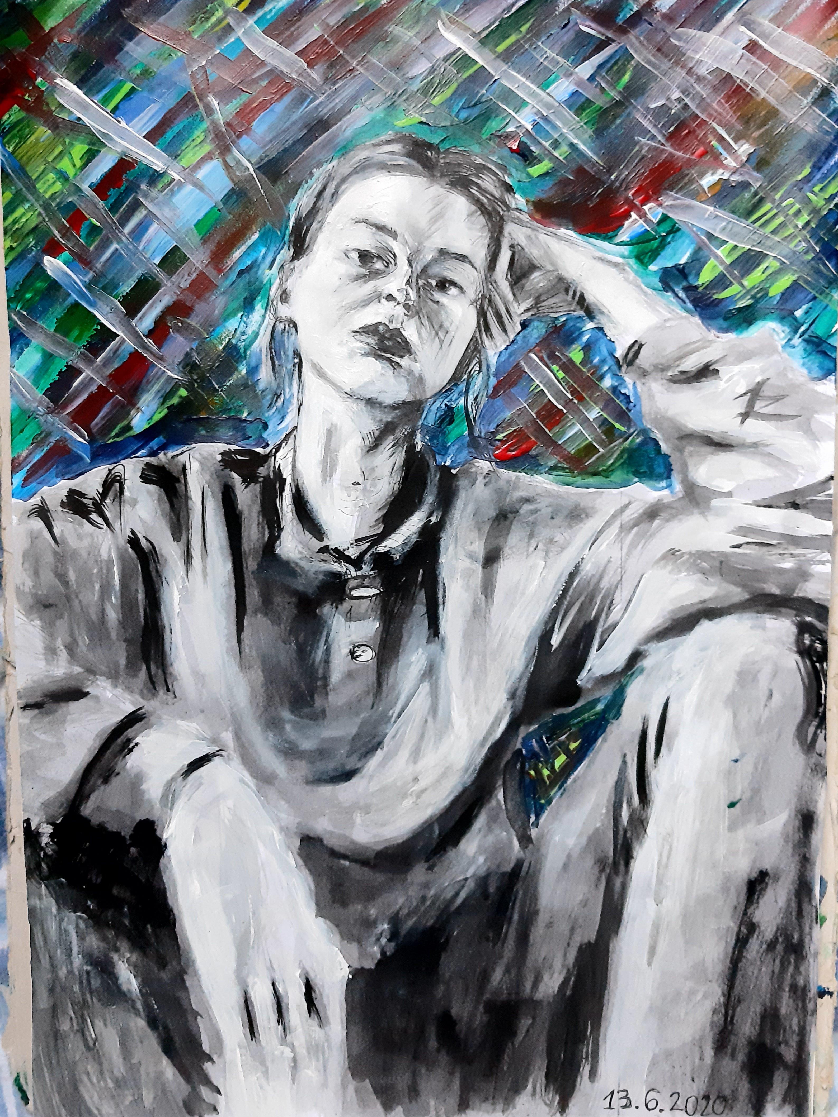 A self-portrait | Scrolller