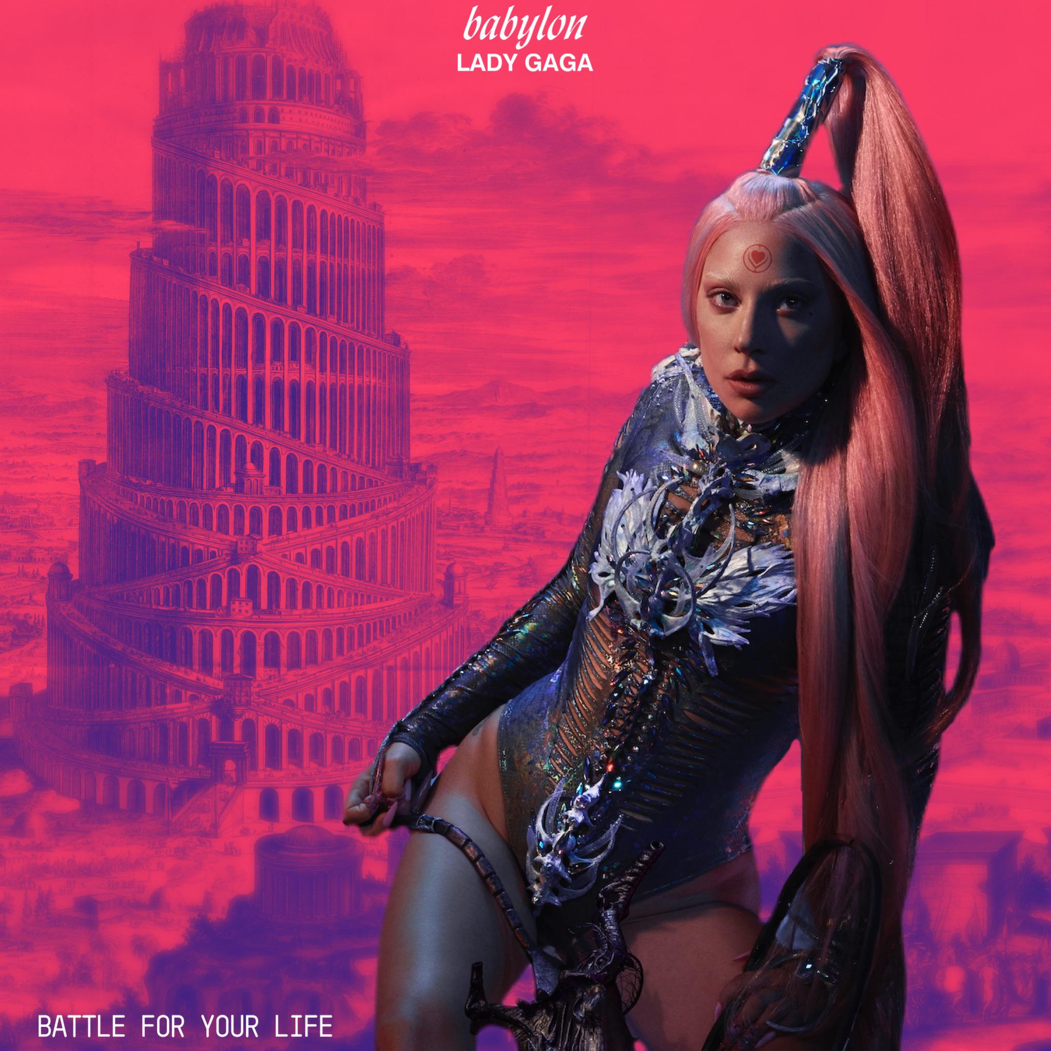 A simple little artwork I made for Babylon, my favourite song from Chromatica | Scrolller