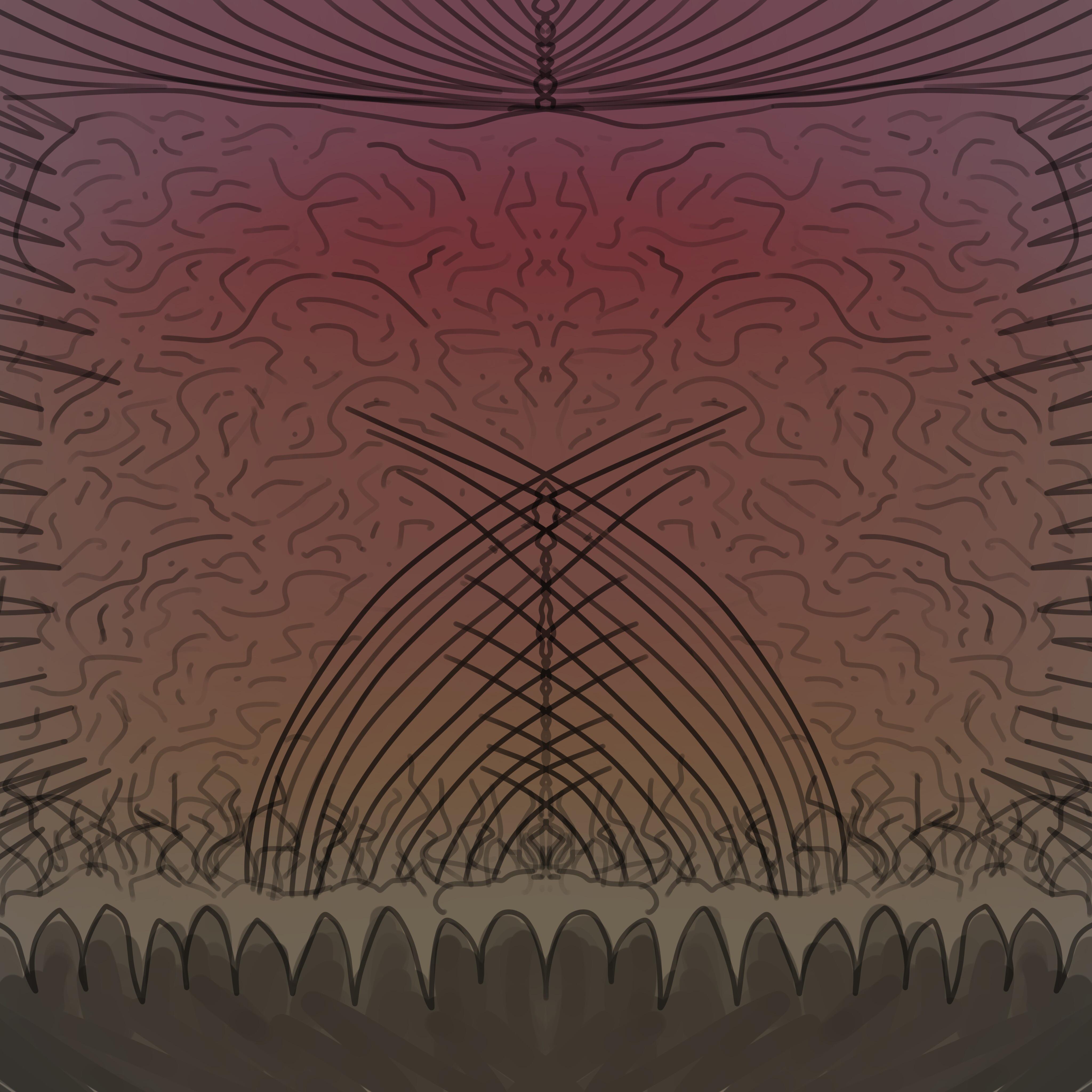 A thing I made for my ”automatic drawing exercise” during art class. Little did the teacher know ...