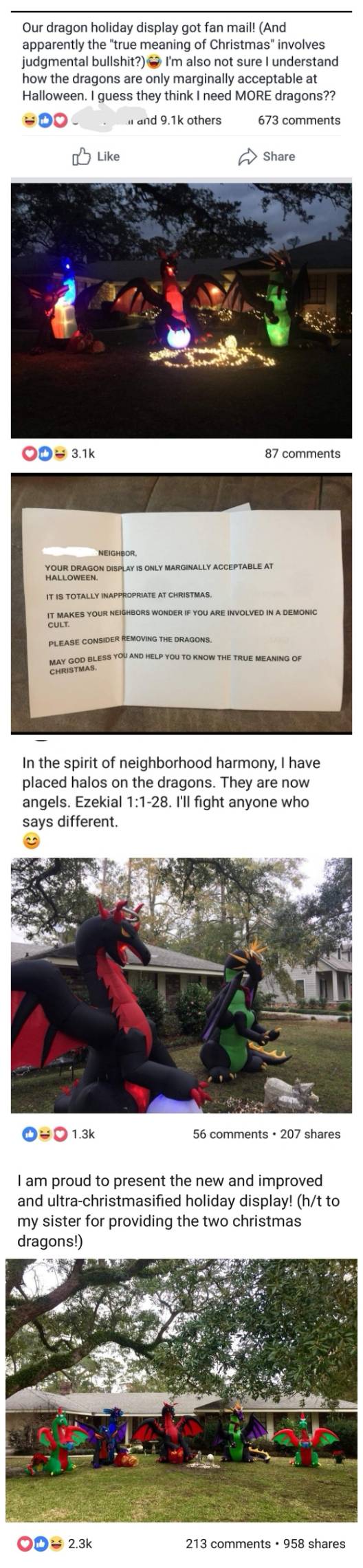 A very festive dragon rebellion | Scrolller