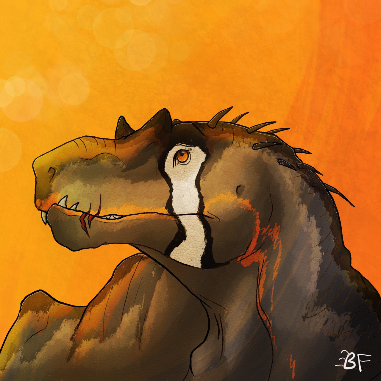 A very special allosaurus I drew | Scrolller