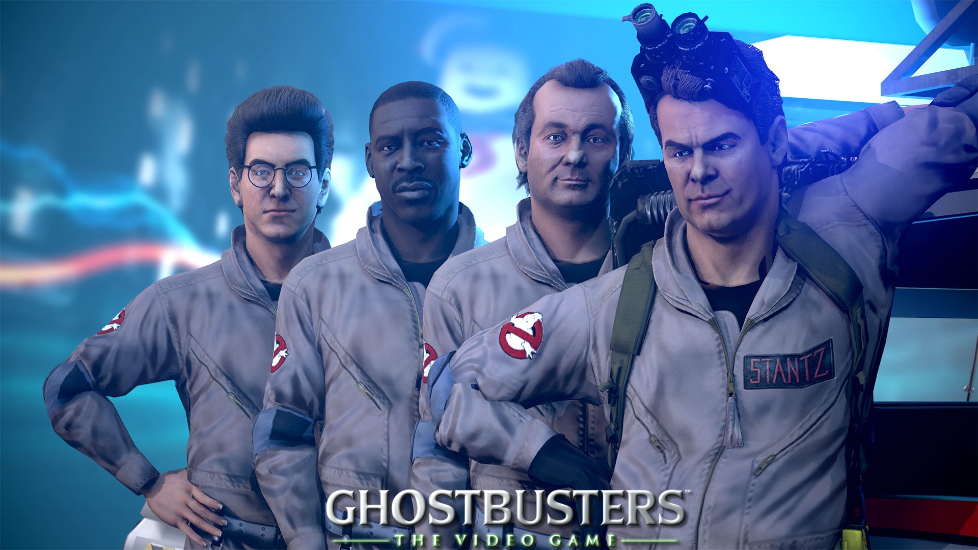 A wallpaper I made of the Ghostbusters Videogame in lieu of their remaster coming out soon ...