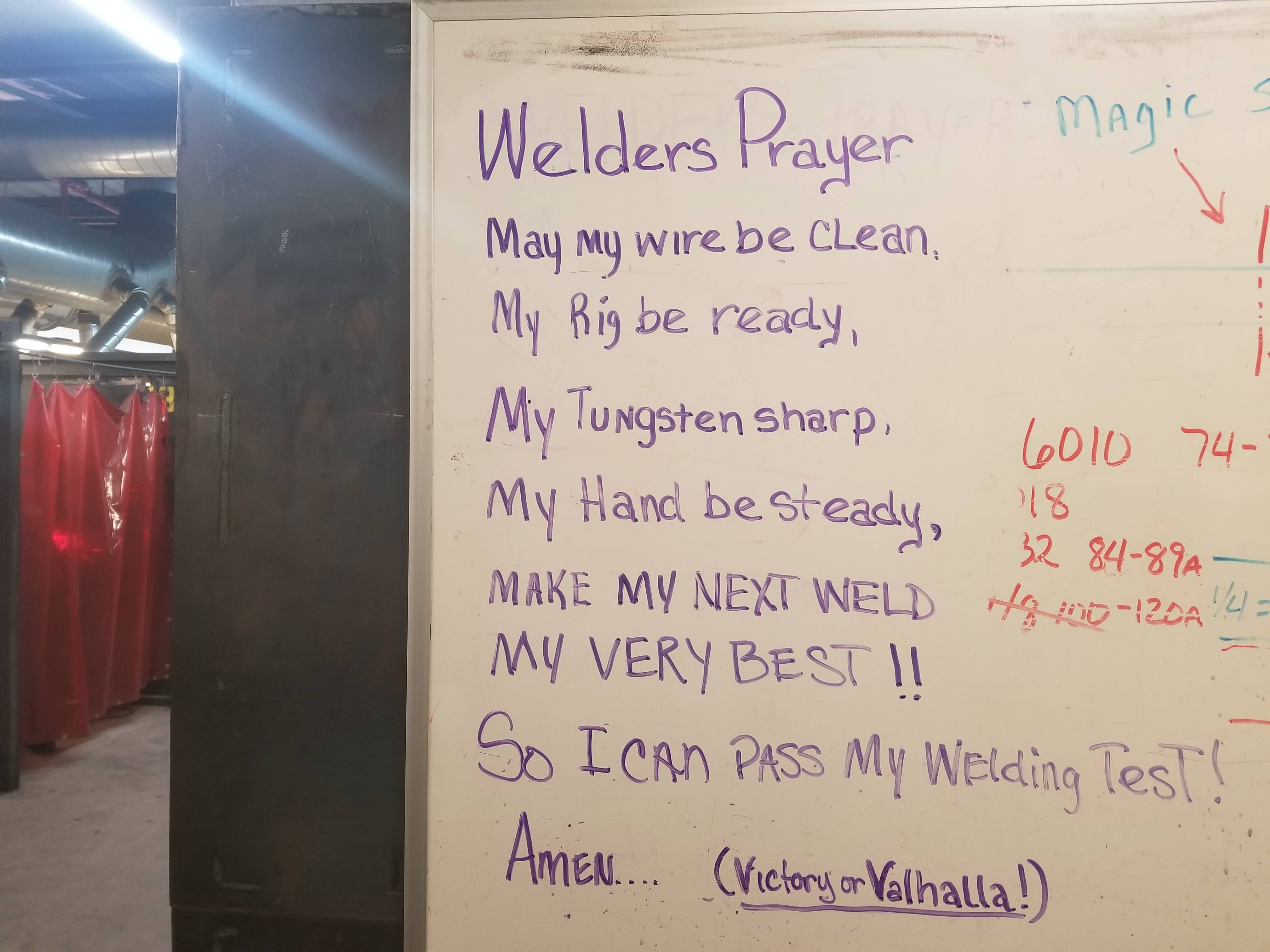 A Welder's Prayer | Scrolller