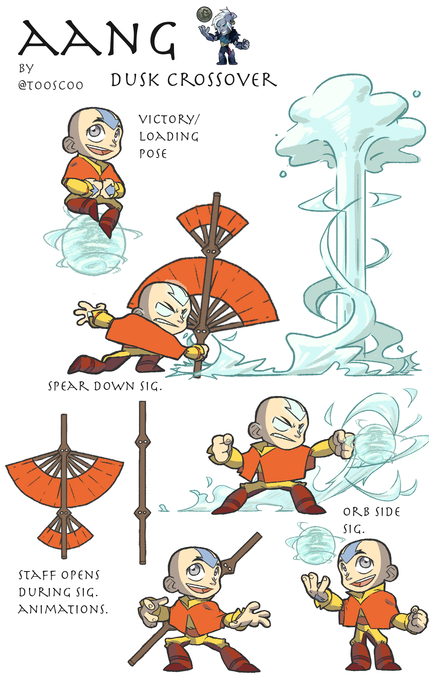 Aang Crossover (Dusk) | Scrolller