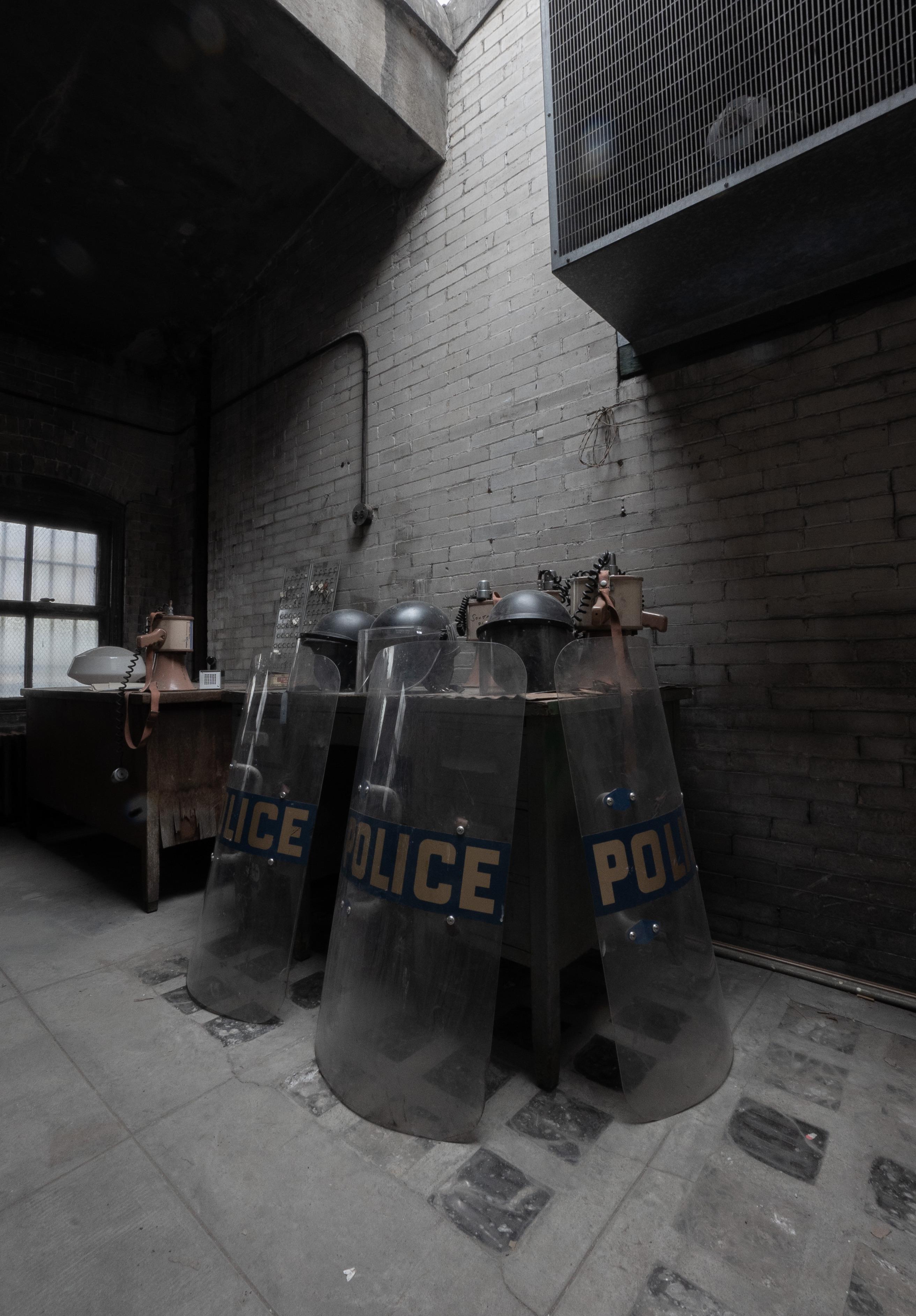 Abandoned Police Station. No I didn’t steal a riot shield | Scrolller