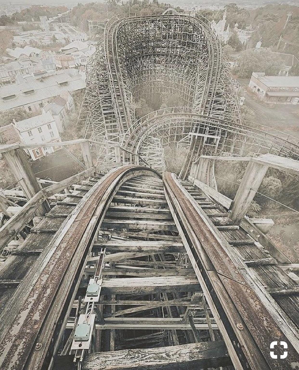 Abandoned Roller Coaster from Instagram | Scrolller