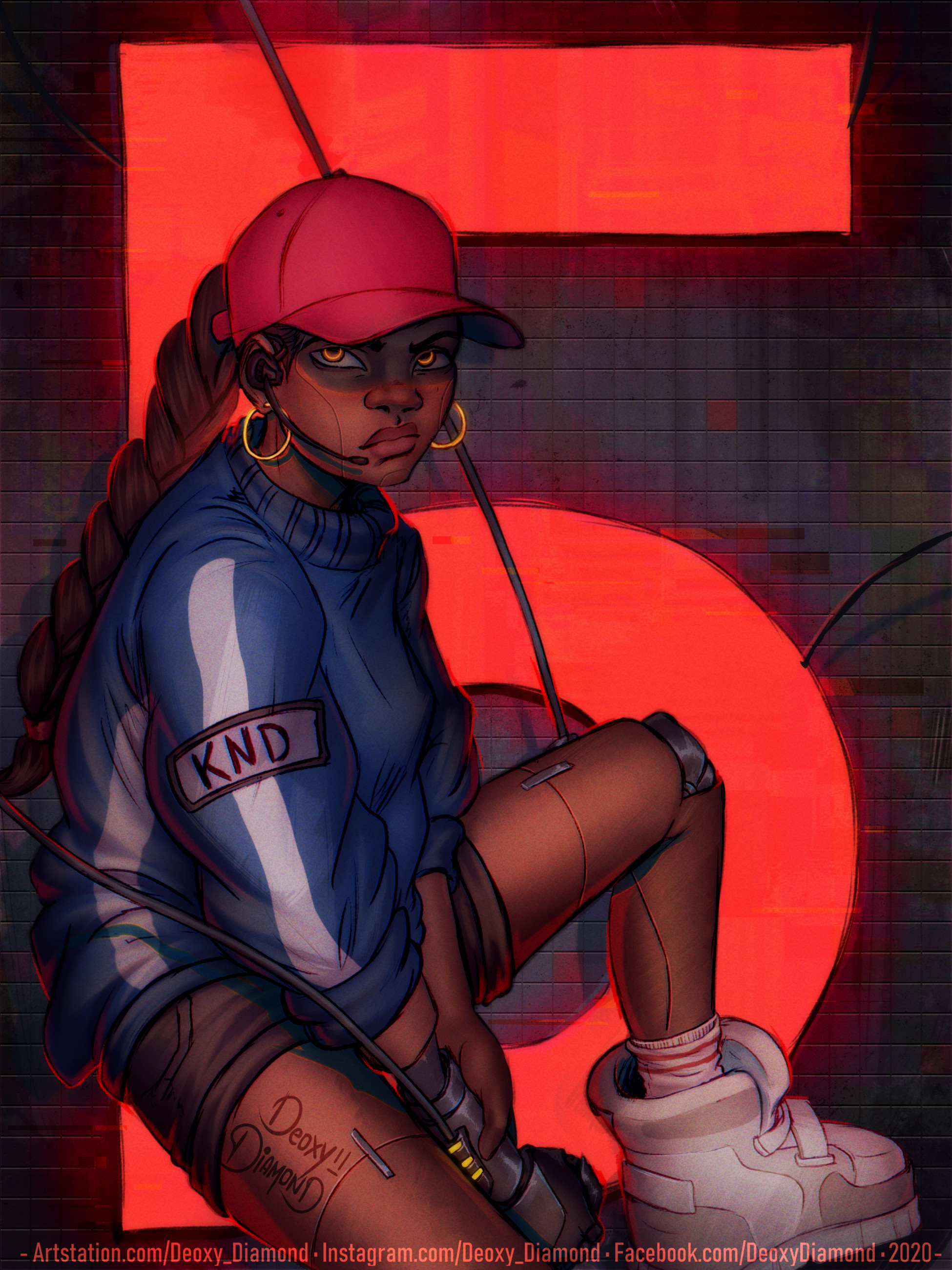 Abigail - KND CYBERPUNK by Deoxy Diamond | Scrolller