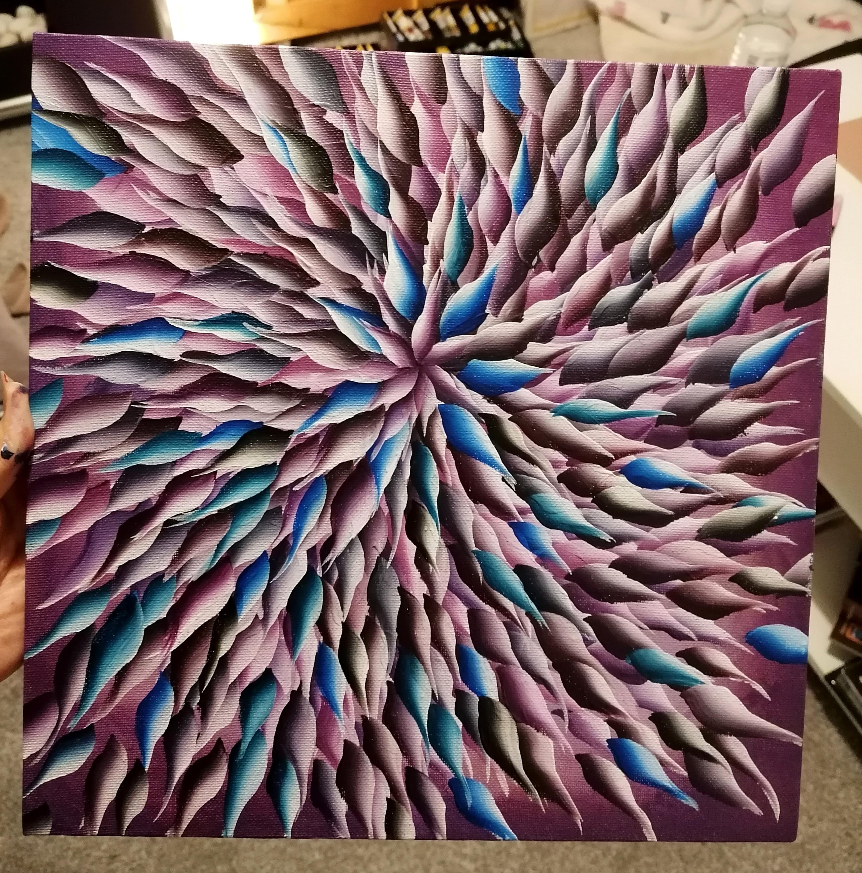 Abstract, me, acrylic, 2020. | Scrolller