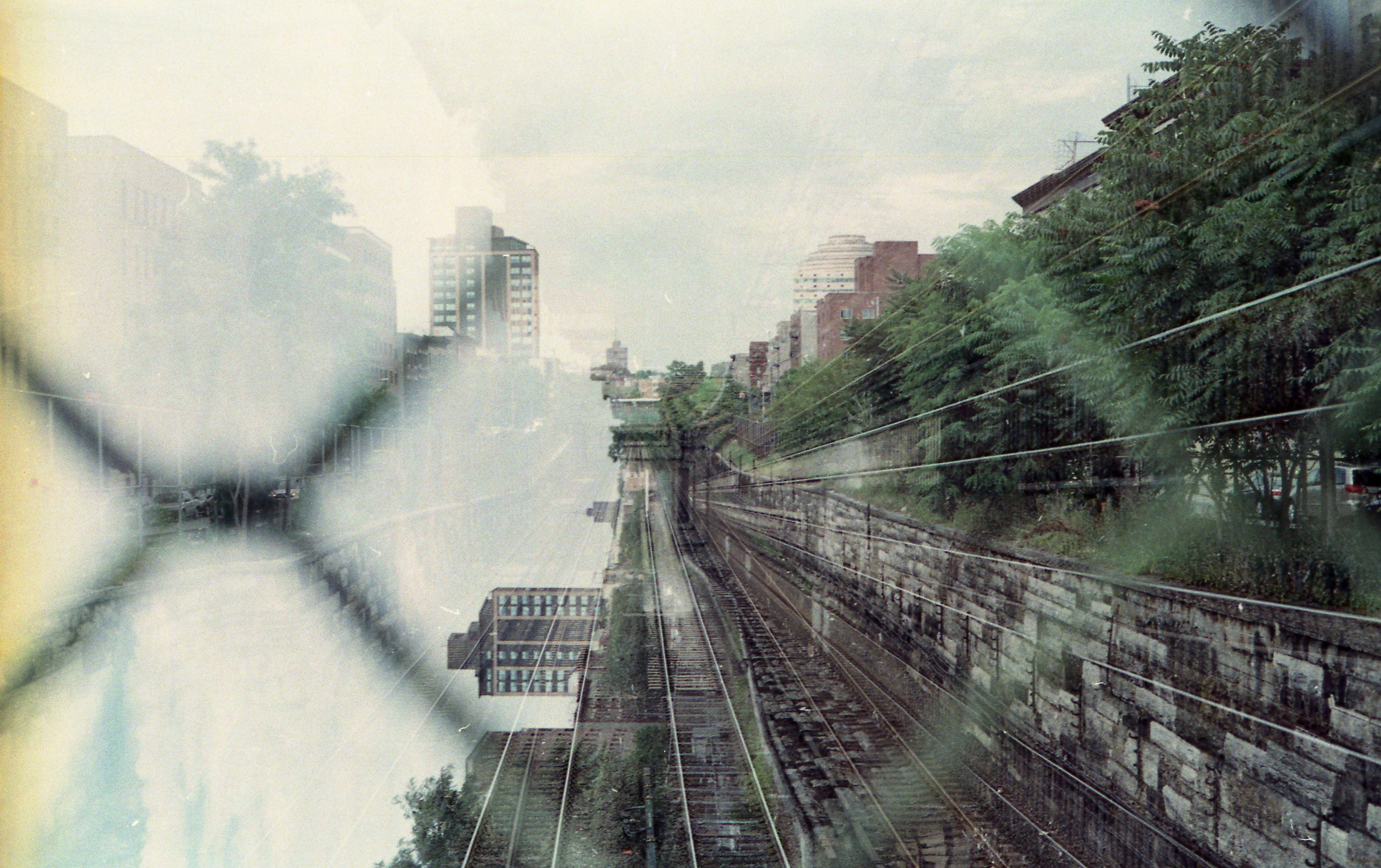 Accidental double exposure in the Bronx | AGFA vista 200 | Scrolller