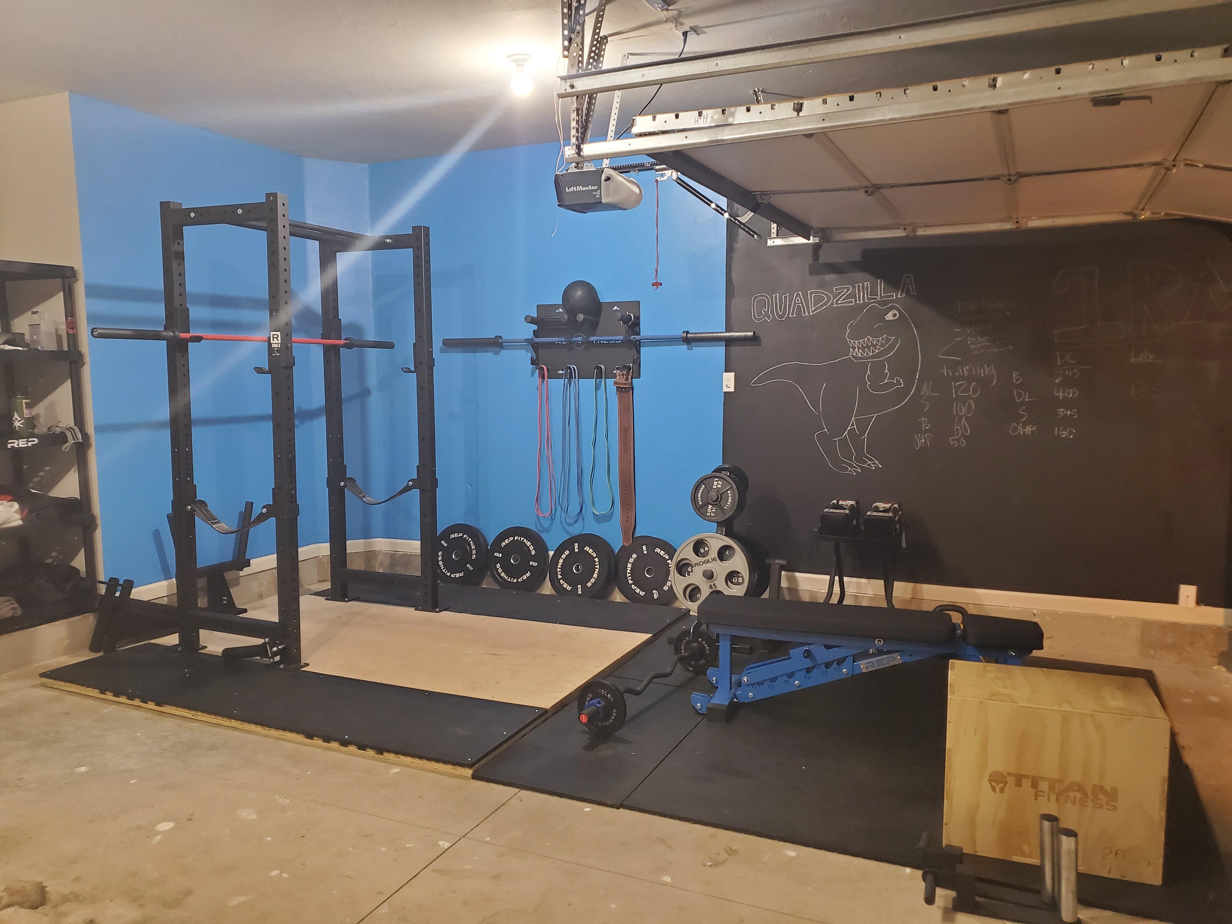 Added some upgrades. New bench, six shooters, powerblocks. | Scrolller