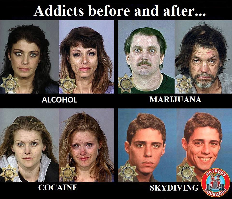 Addicts, before and after | Scrolller
