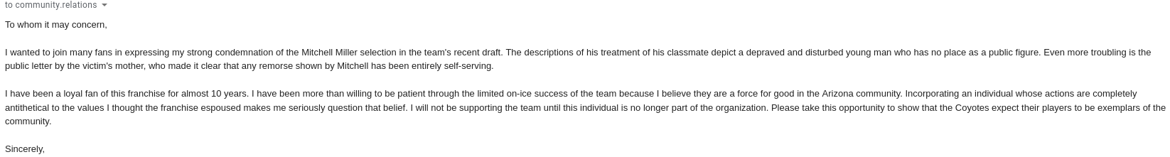 Adding my letter to the mix | Scrolller