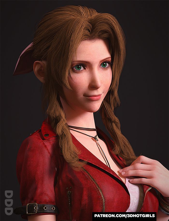Aerith Gainsborough Portrait | Scrolller