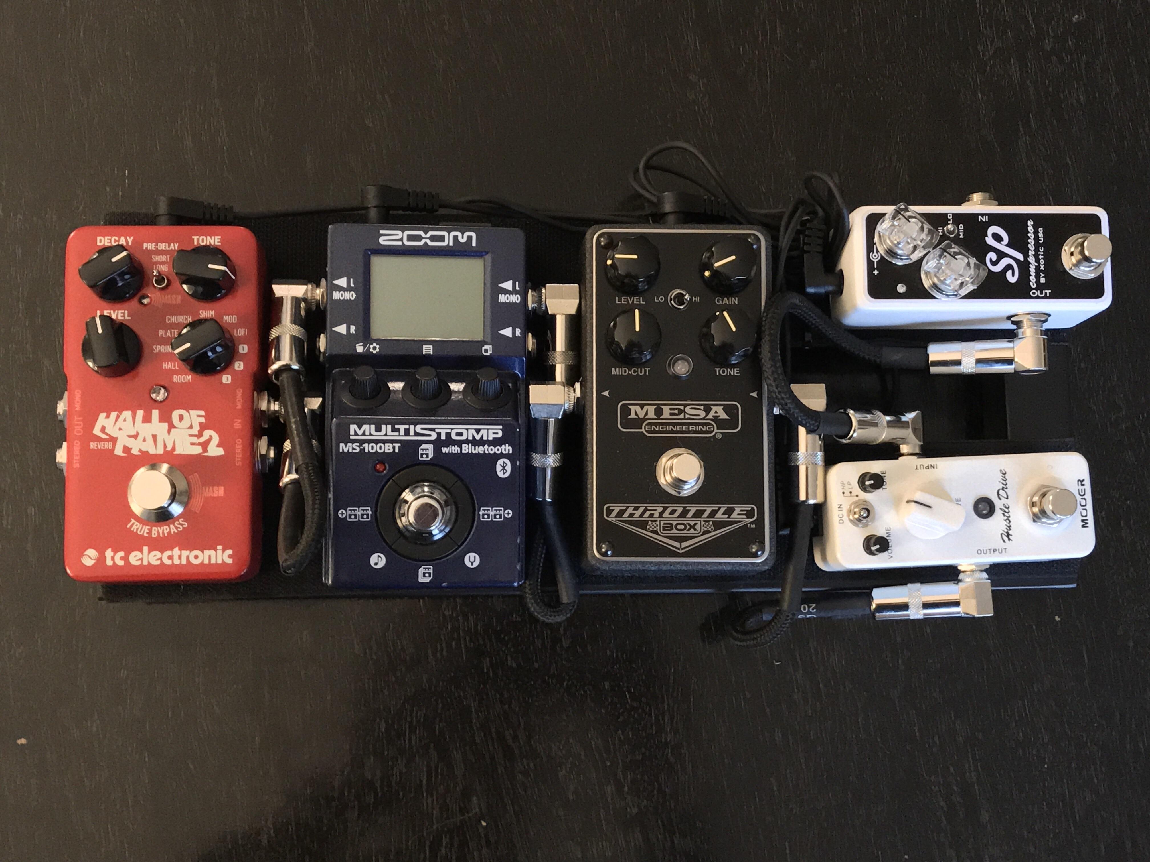 After many decades, my first pedal board. | Scrolller