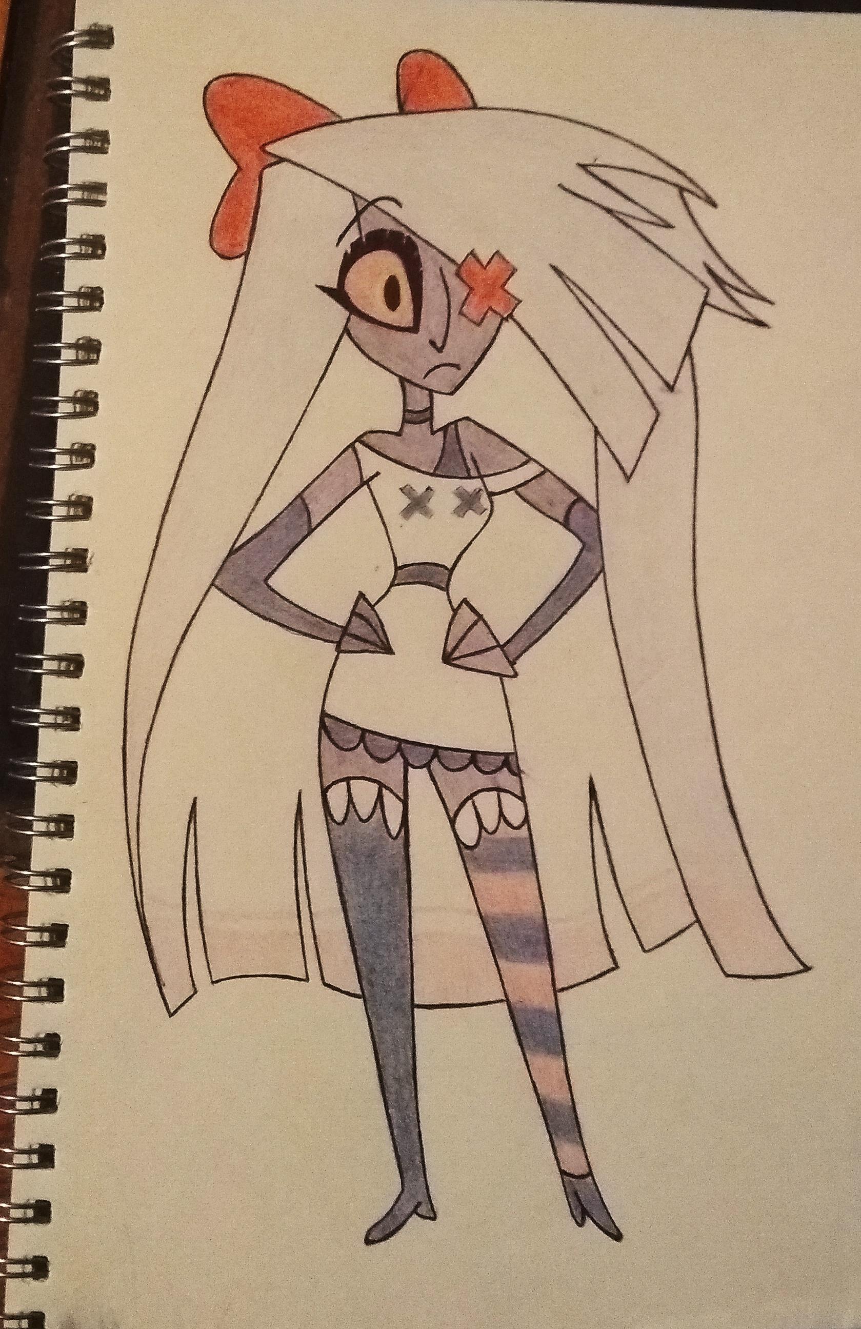 After months of drawing absolutely nothing, can I get some love for shitty colored Vaggie ...