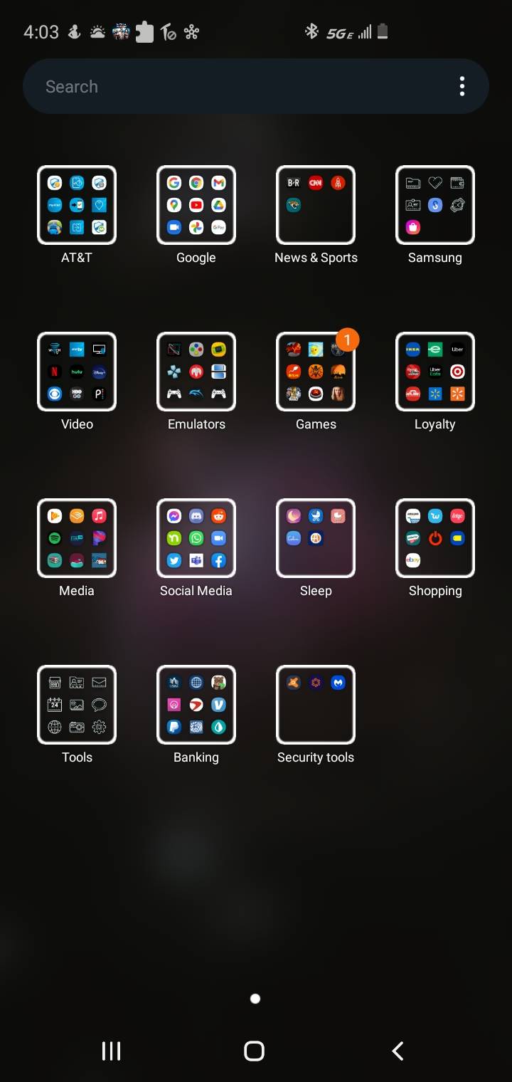 After the home screen, this is the only screen I now have to look at. My mind is at ease ...