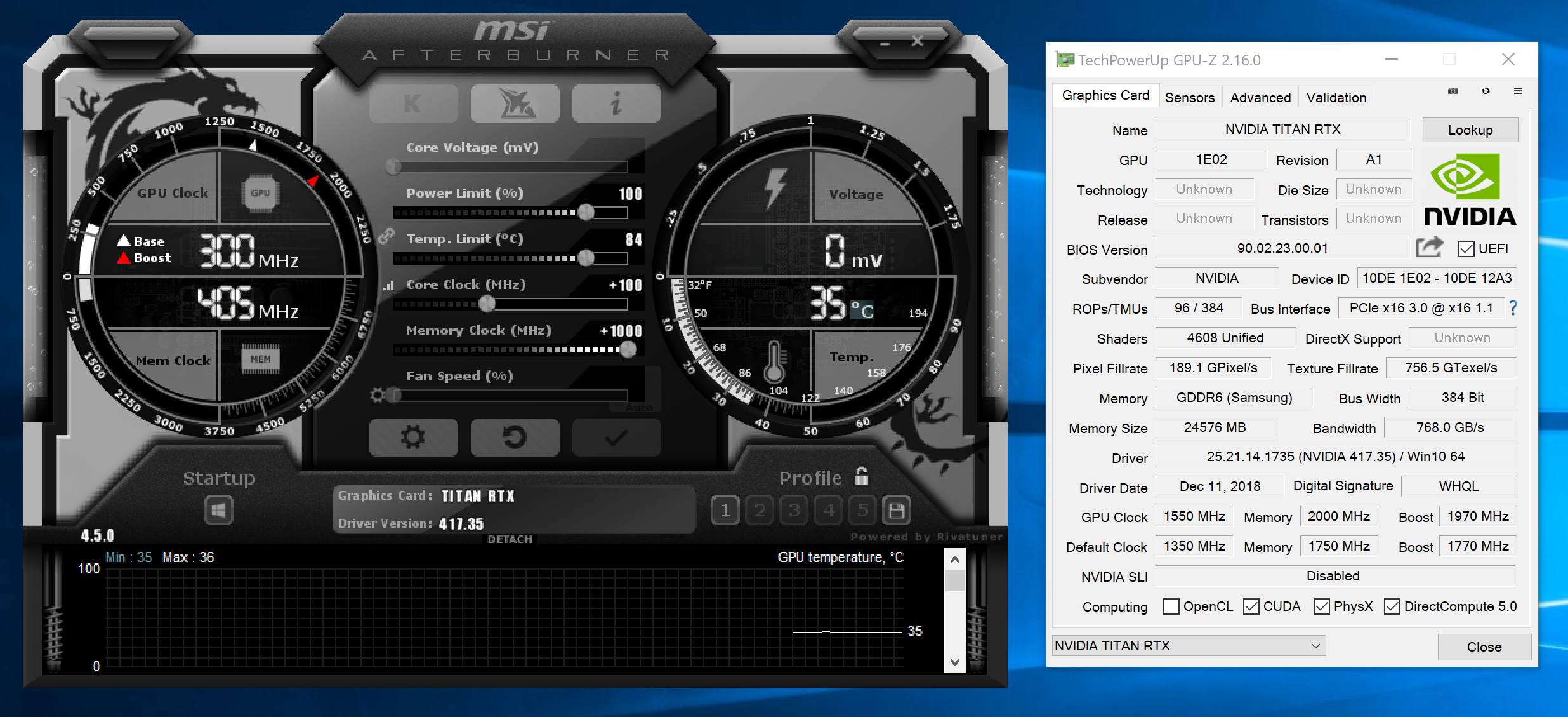Afterburner with Titan RTX - Unsupported? | Scrolller