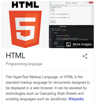 Ah, so HTML ís a programming language... | Scrolller