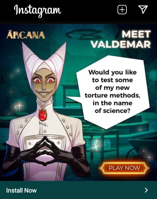 Ah yes Instagram ads | Scrolller