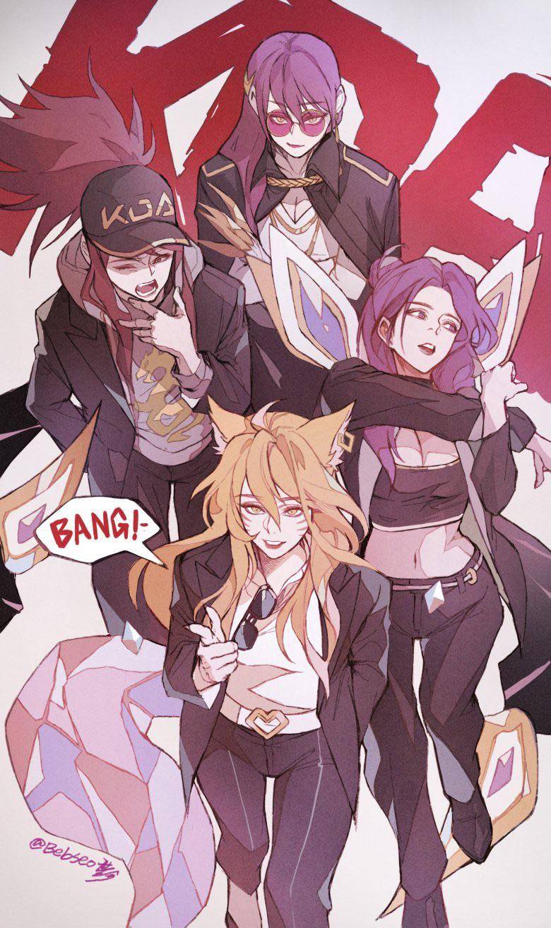 Ahri & her gang (Art by Bebseo) | Scrolller