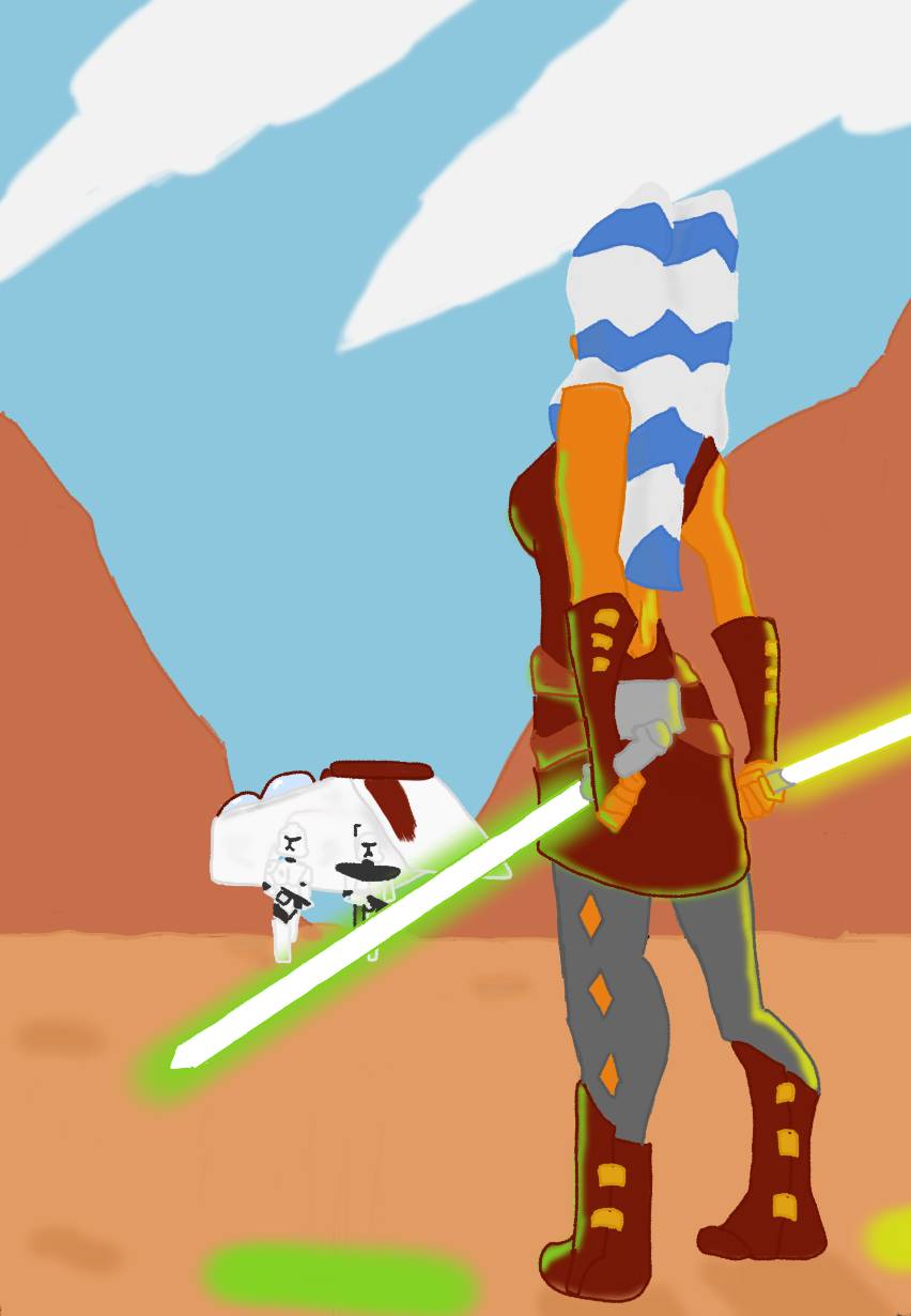 Ahsoka drawing I did a WHILE ago when Clone Wars season 7 was just announced | Scrolller
