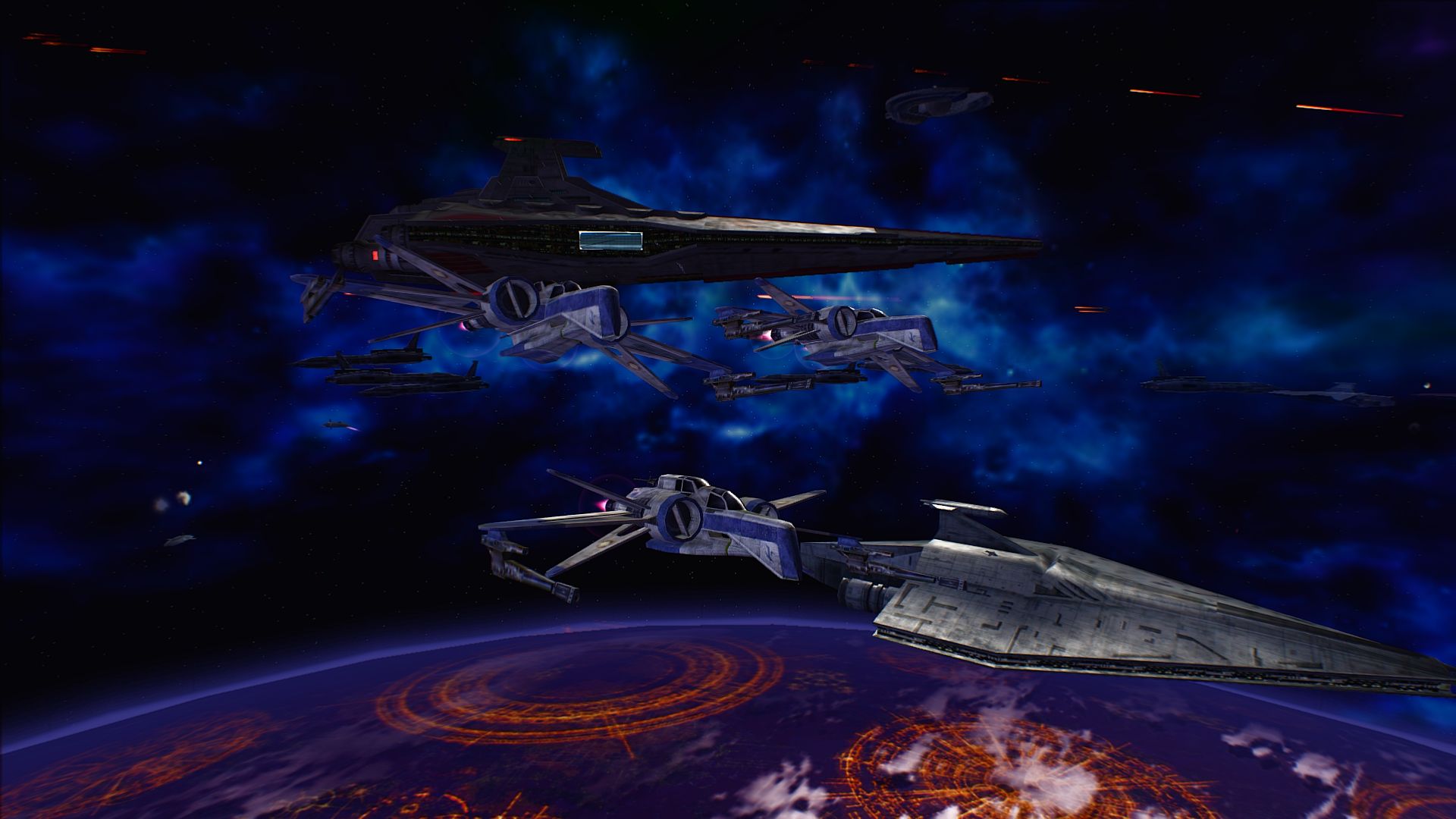 AI Arc-170's in an attack formation | Scrolller