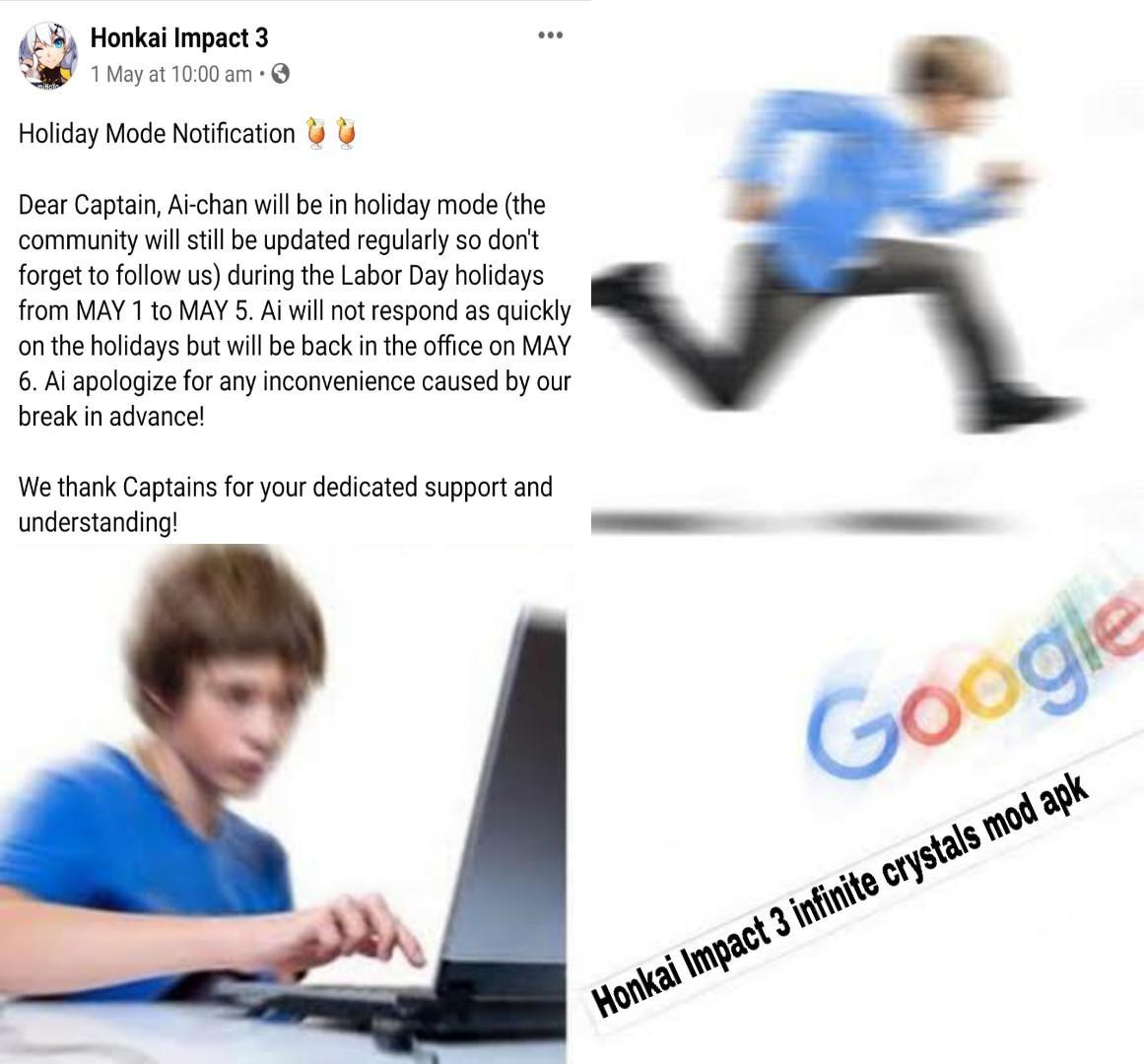 Ai-Chan: *goes on vacation* Normies: | Scrolller