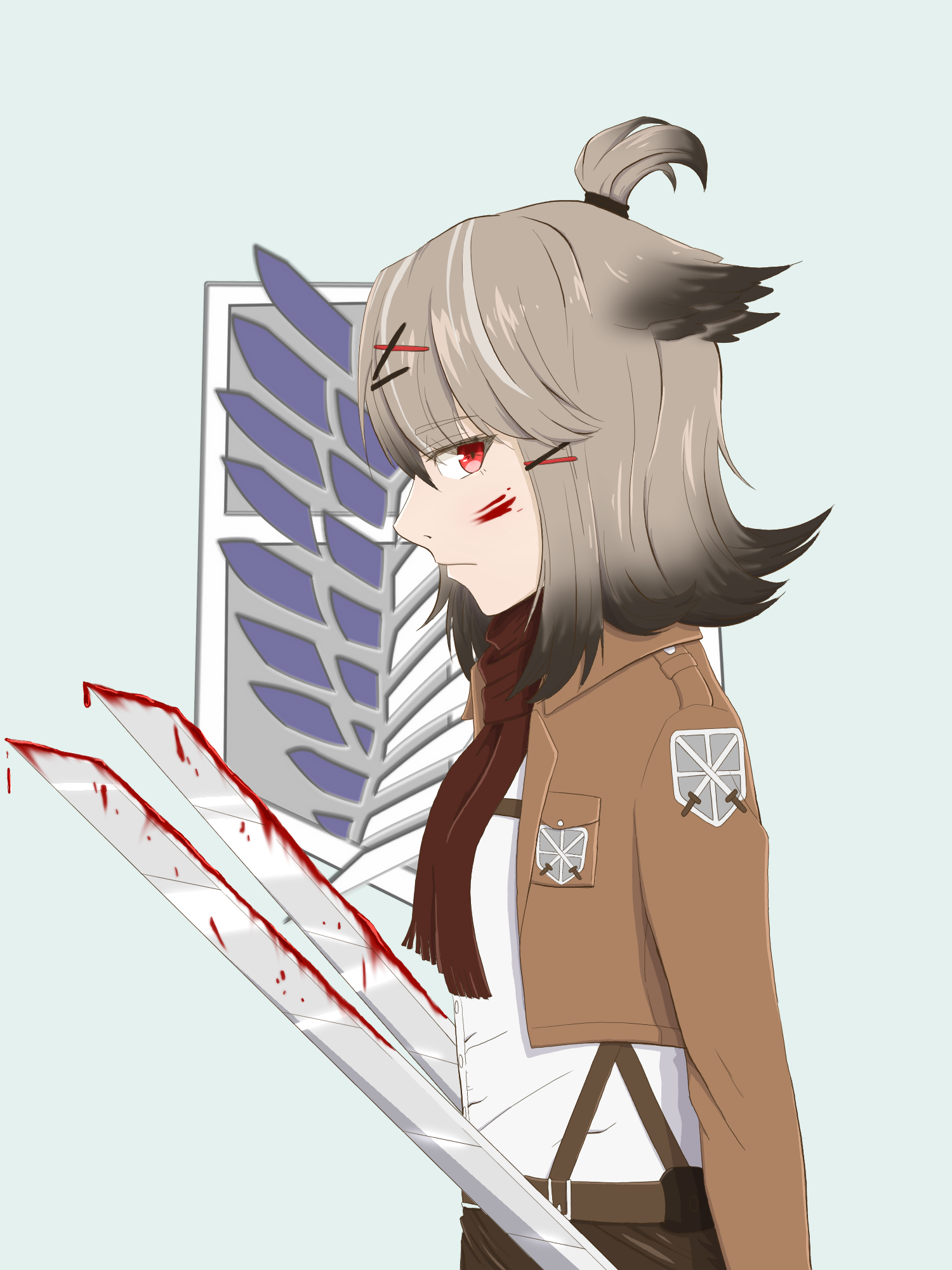 AK x AoT - Cutter as Mikasa Ackerman | Scrolller