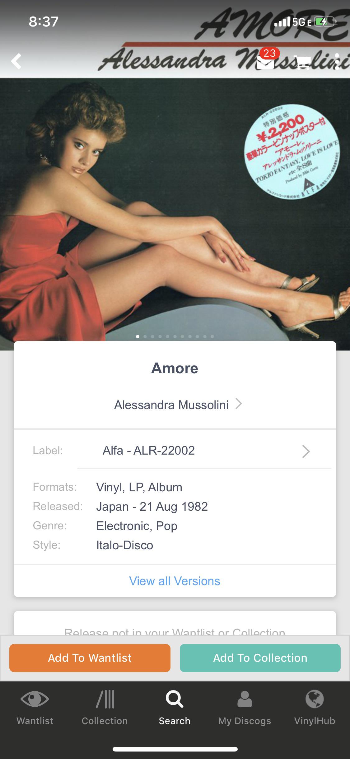 Alessandra Mussolini’s album Amore turns 37 today | Scrolller