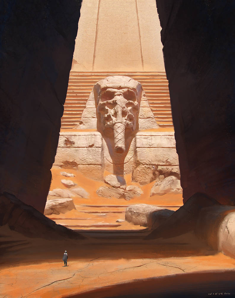 Alien Pharaoh by Thomas Wievegg | Scrolller