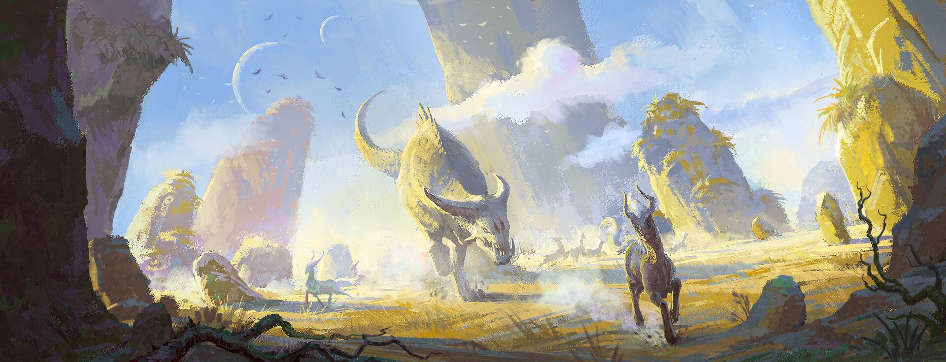 Alien World 004 by Earl Lan | Scrolller