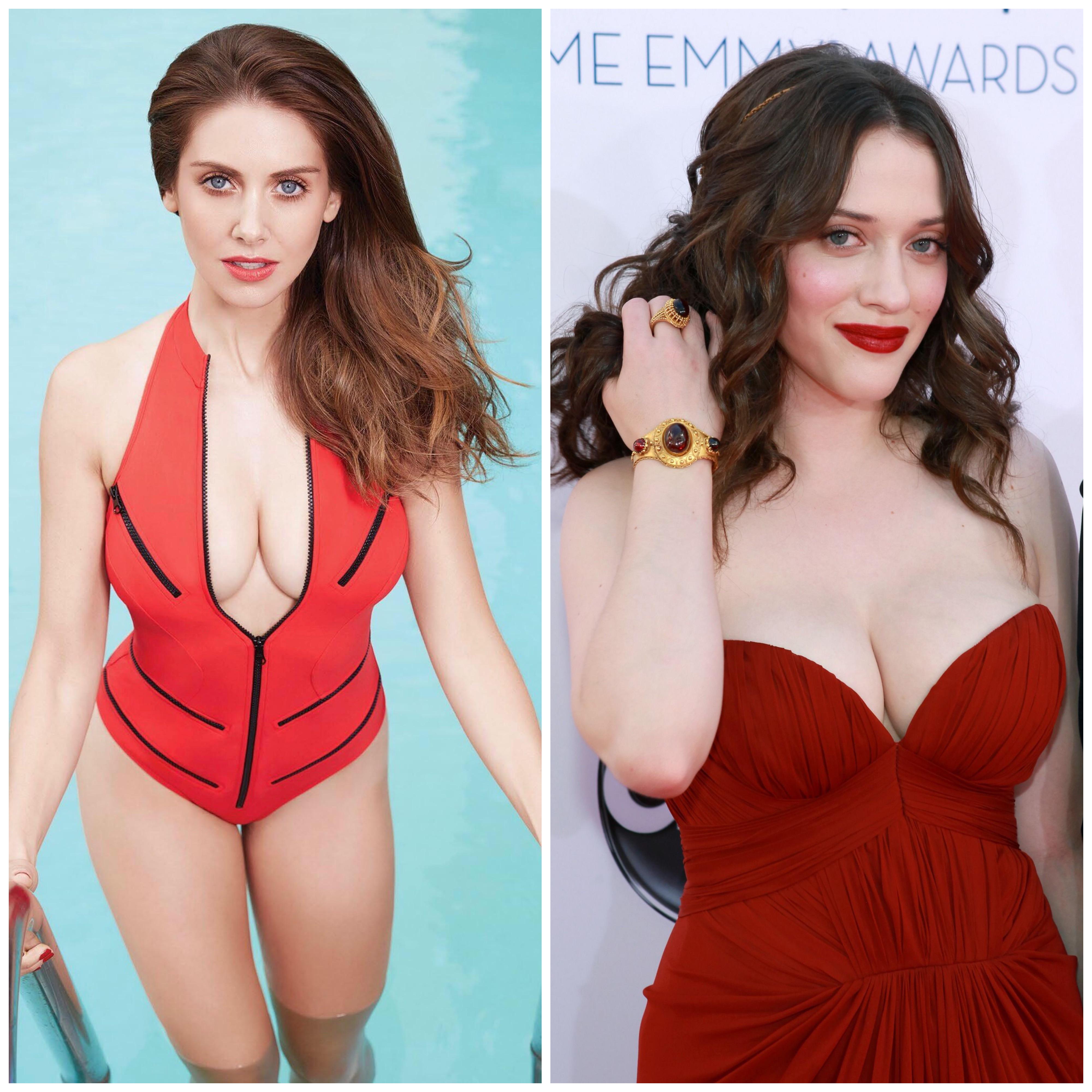 Alison Brie vs Kat Dennings | Scrolller