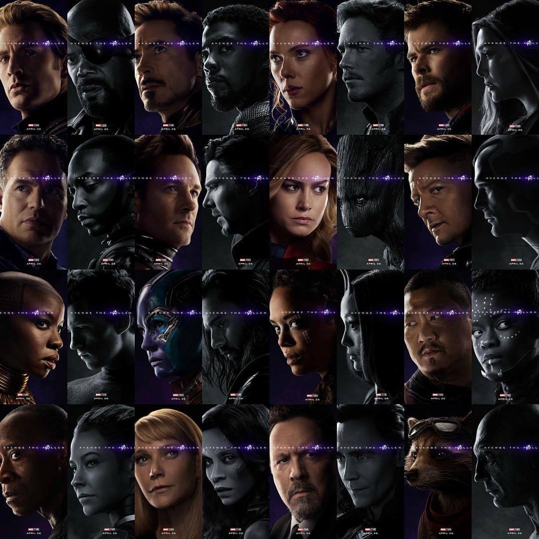 All 32 Avengers Endgame posters. | Scrolller